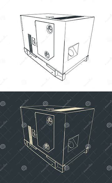 Military Generator Illustrations Stock Illustration - Illustration of ...