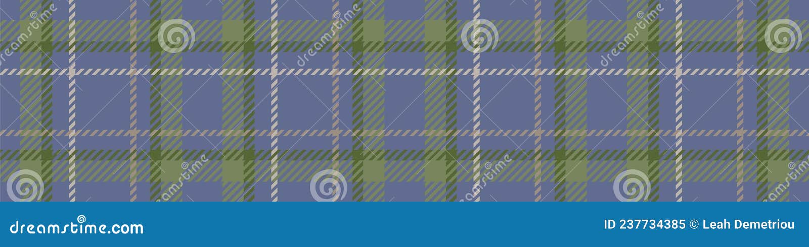Military Green Check Plaid Vector Border. Seamless Gingham Swatch for ...