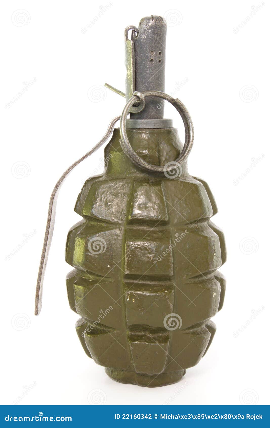 Military Grenade stock photo. Image of white, military - 22160342