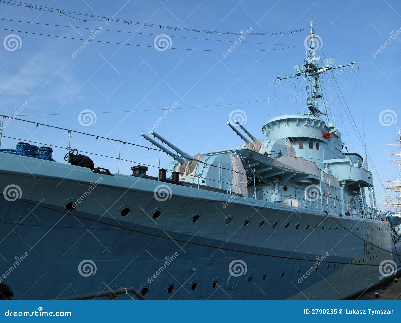 In the military harbour stock image. Image of piece, guns - 2790235