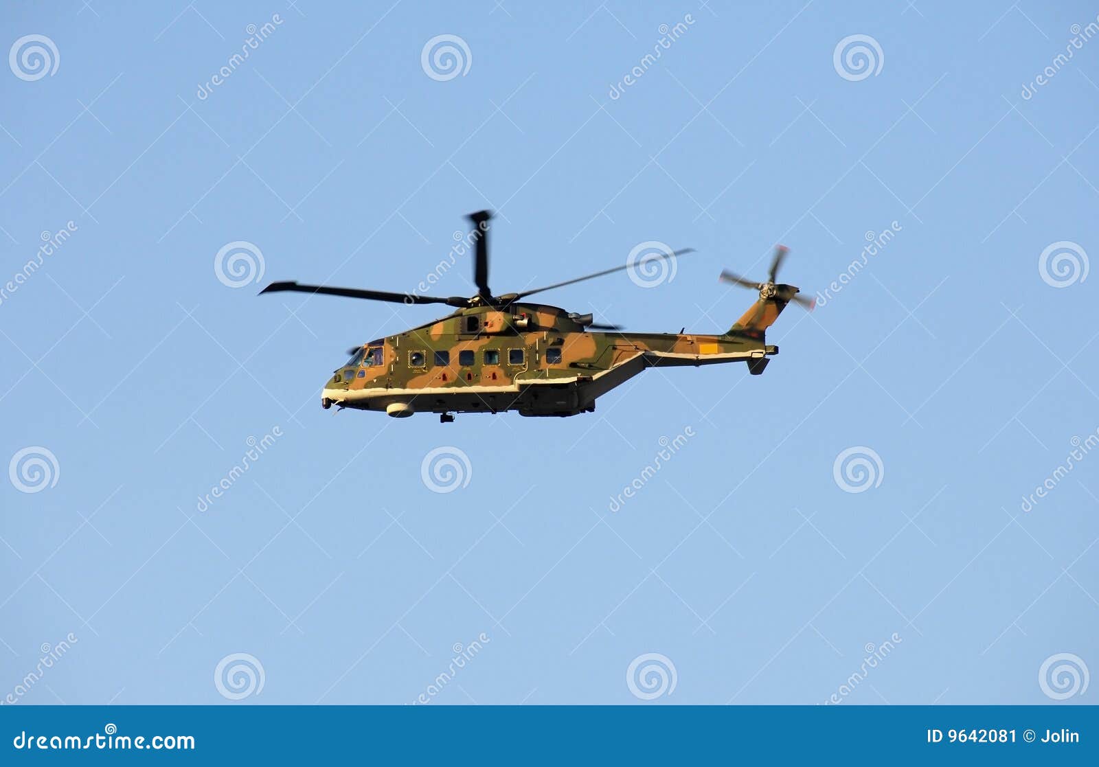 Military Helicopters In Action