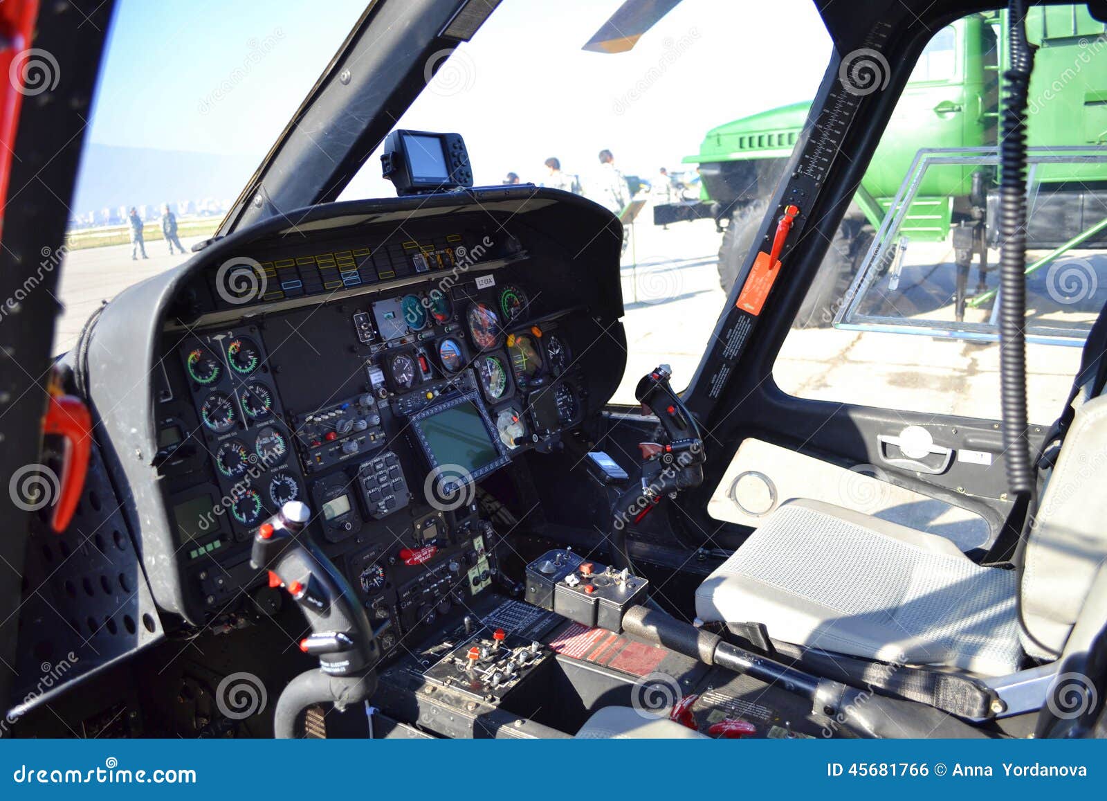 Military Helicopter Cockpit Editorial Photo - Image of cabin ...