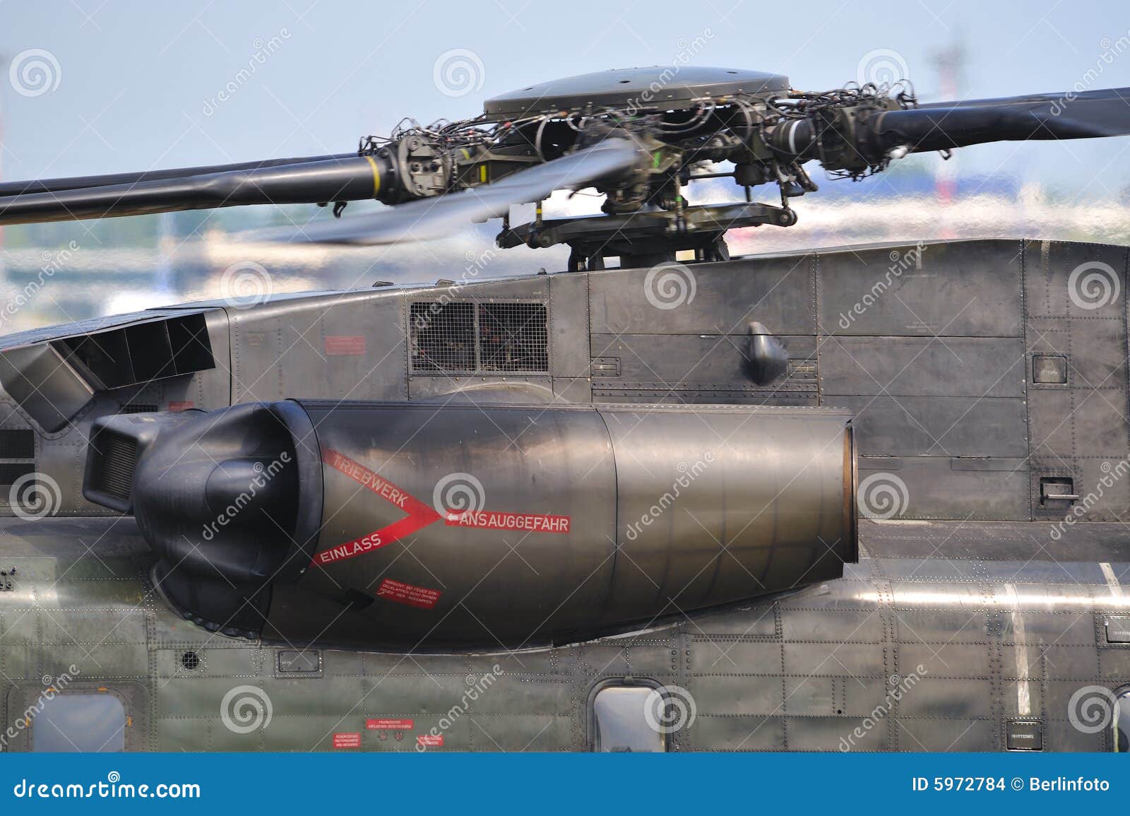 Military Helicopter Details Stock Photo - Image of details, engine: 5972784