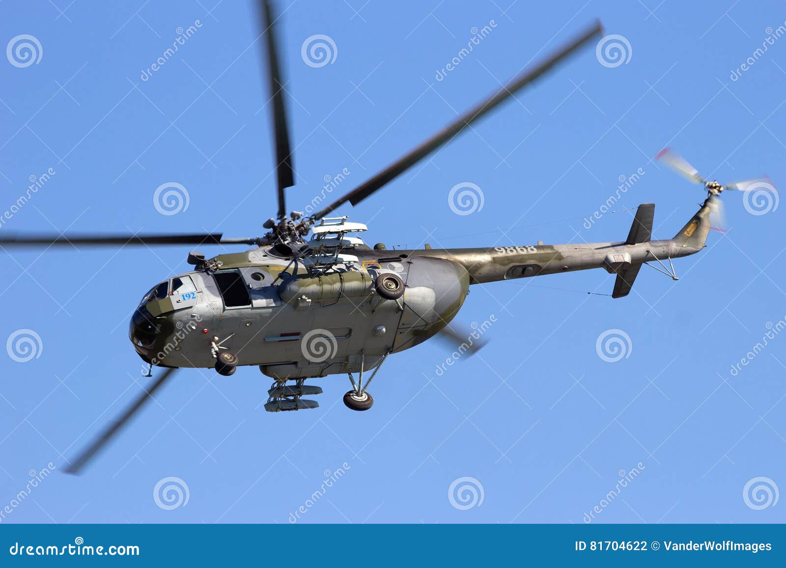 Military Helicopter in Flight Editorial Photography - Image of airplane ...