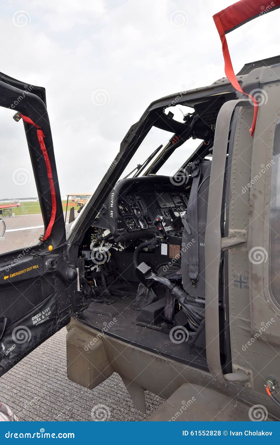 Military helicopter stock photo. Image of airport, open - 61552828