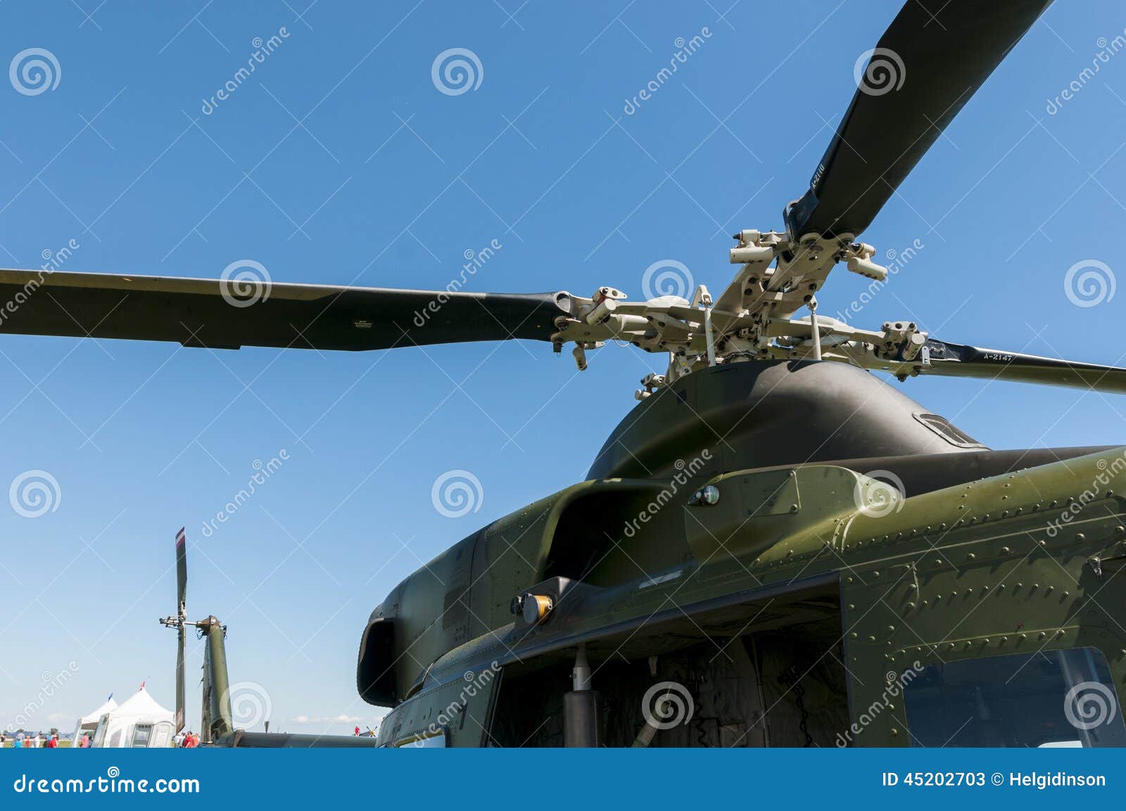 Military Helicopter Propeller Stock Image - Image of aerospace, blue ...