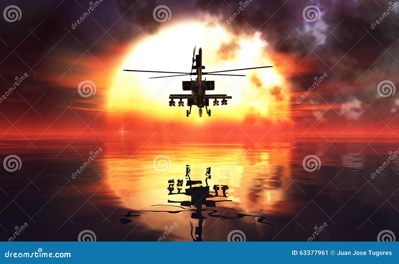 Reflections Of A Military Figure: Standing Tall In Orange Rain B Stock ...