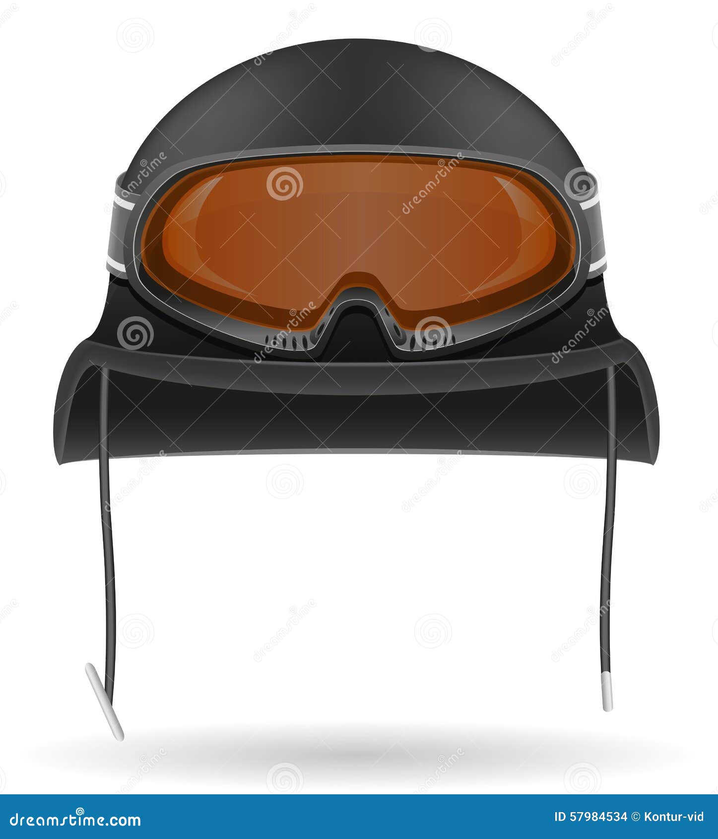 Hog With Goggles Tactical Cartoon Character Vector Template ...