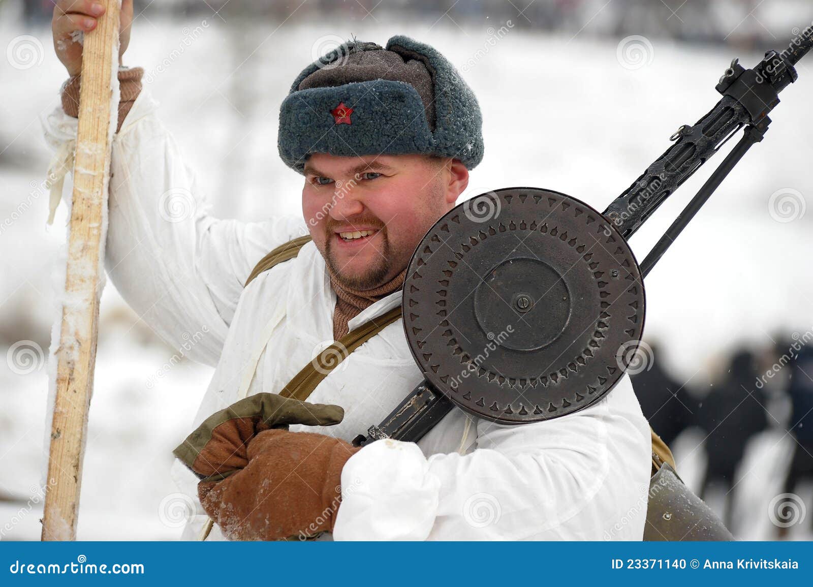 Military Historical Reconstruction of World War II Editorial Image ...