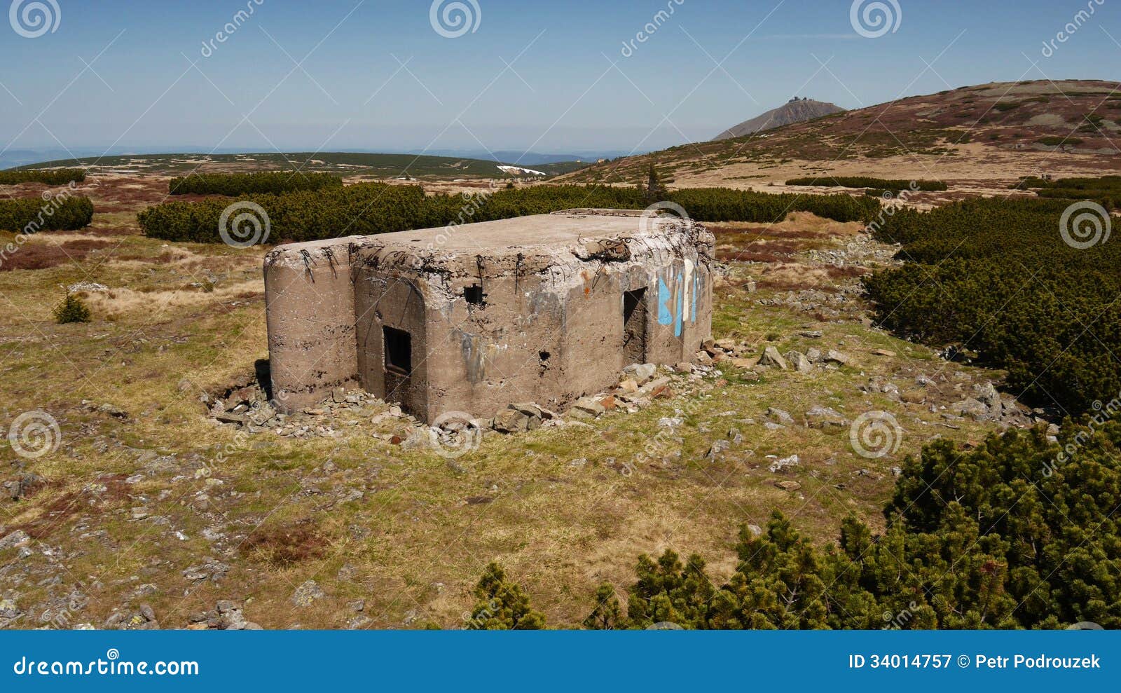 Military History bunker stock image. Image of blue, green - 34014757