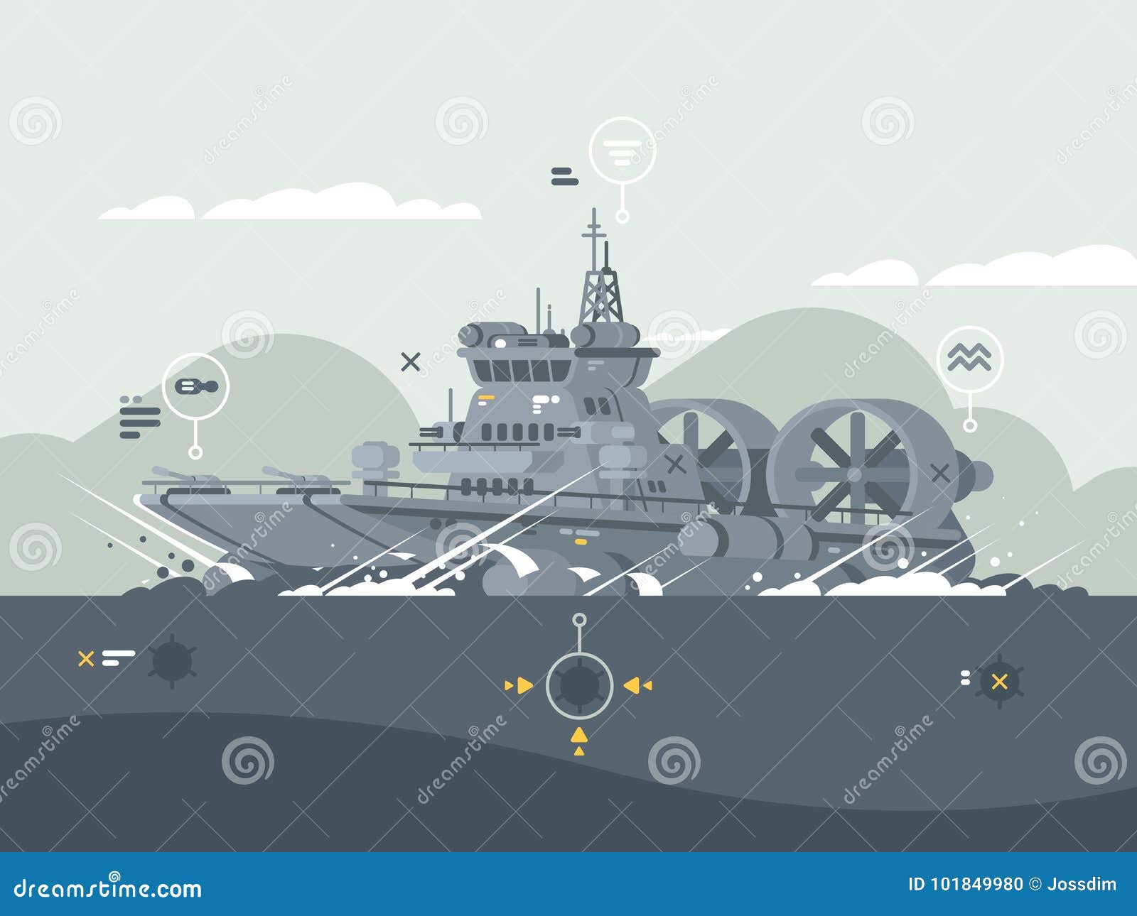 Hovercraft Cartoons, Illustrations & Vector Stock Images - 1985 ...