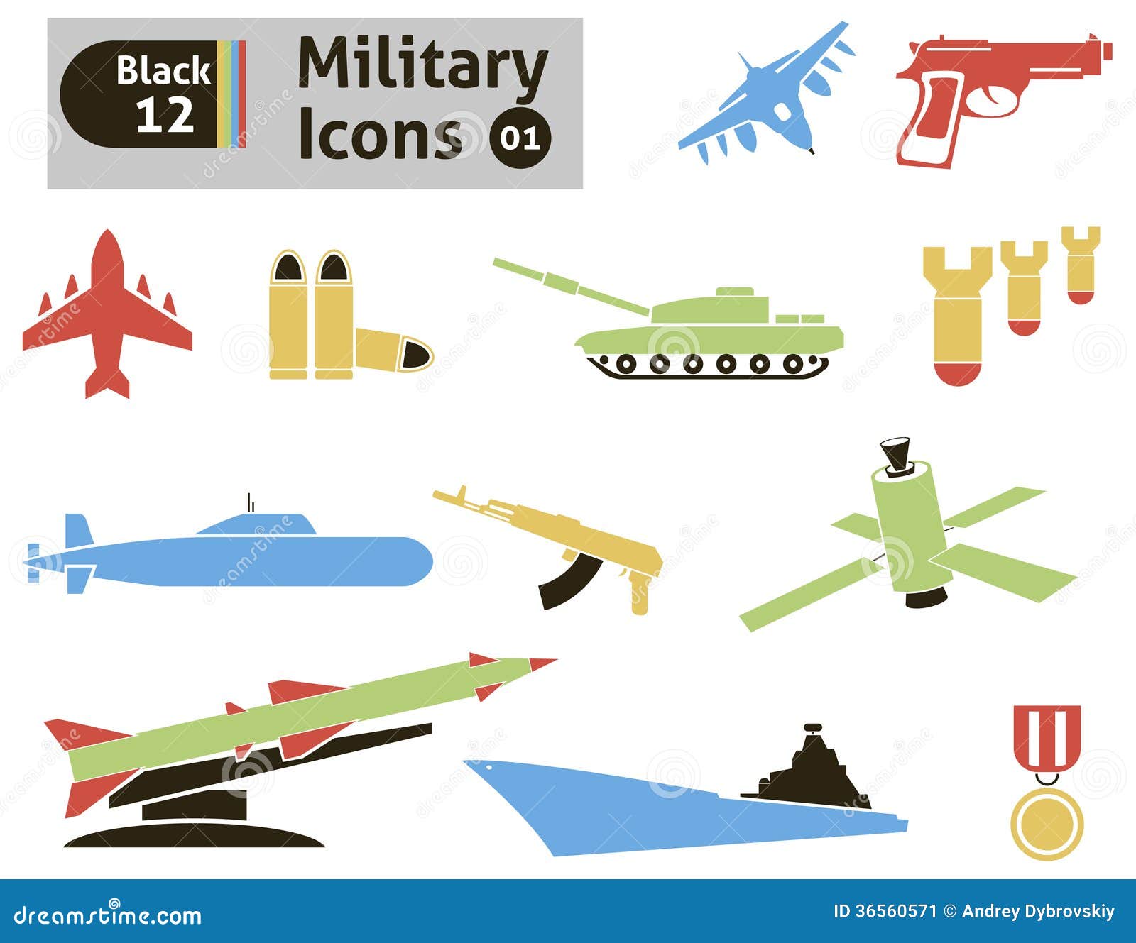 Military icons stock vector. Illustration of plane, marines - 36560571