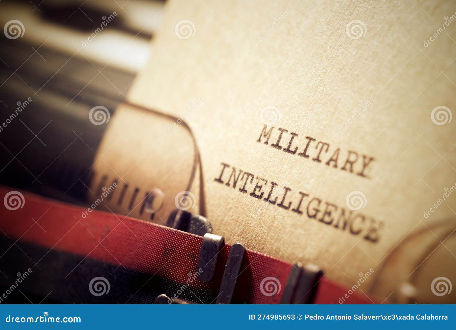 Military Intelligence text stock image. Image of concept - 274985693