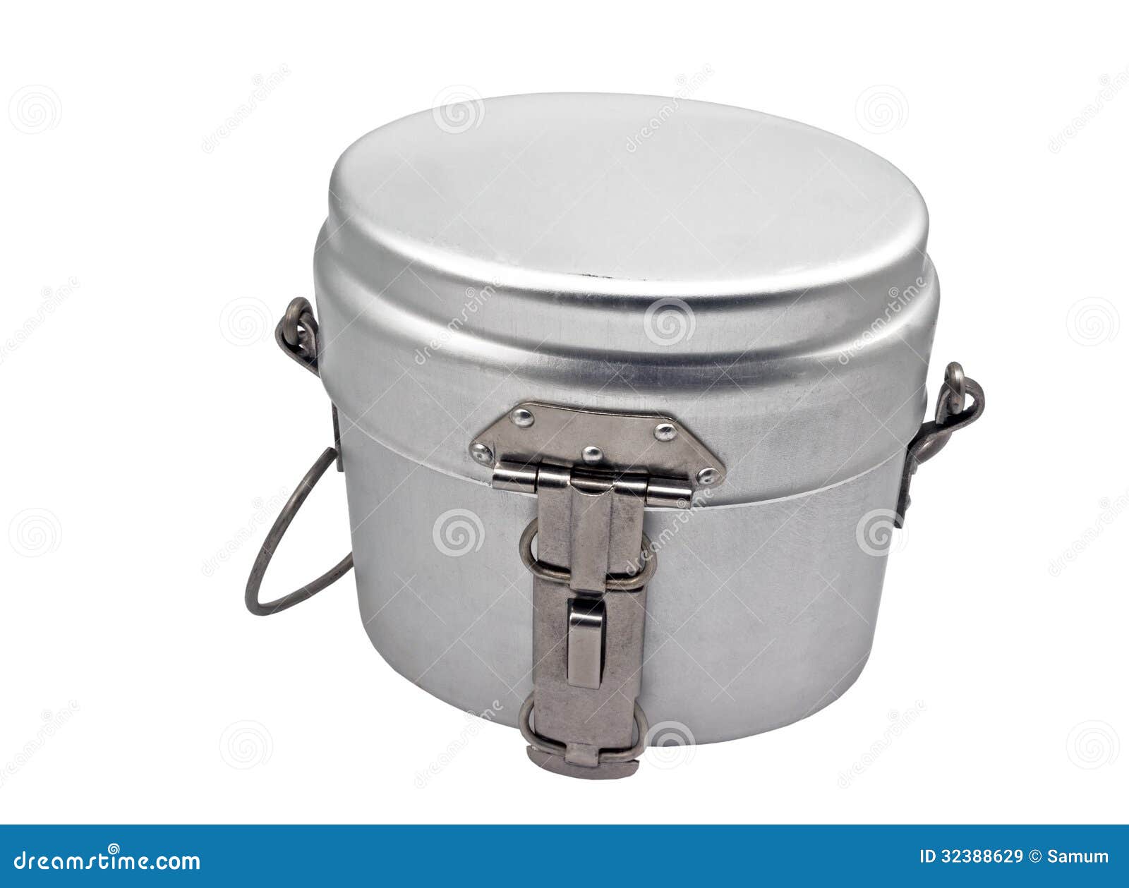 Military Issued Cooking Pot Stock Image - Image of aluminum, used: 32388629