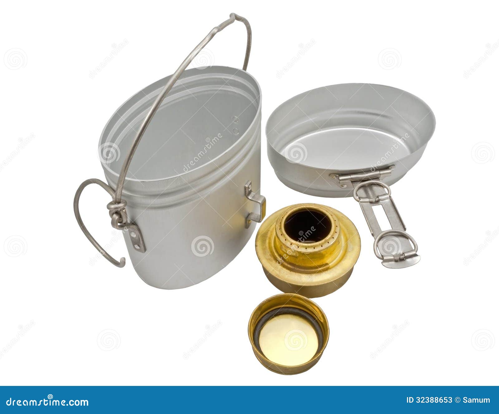 Military Issued Cooking Pot Stock Image - Image of white, kitchen: 32388653