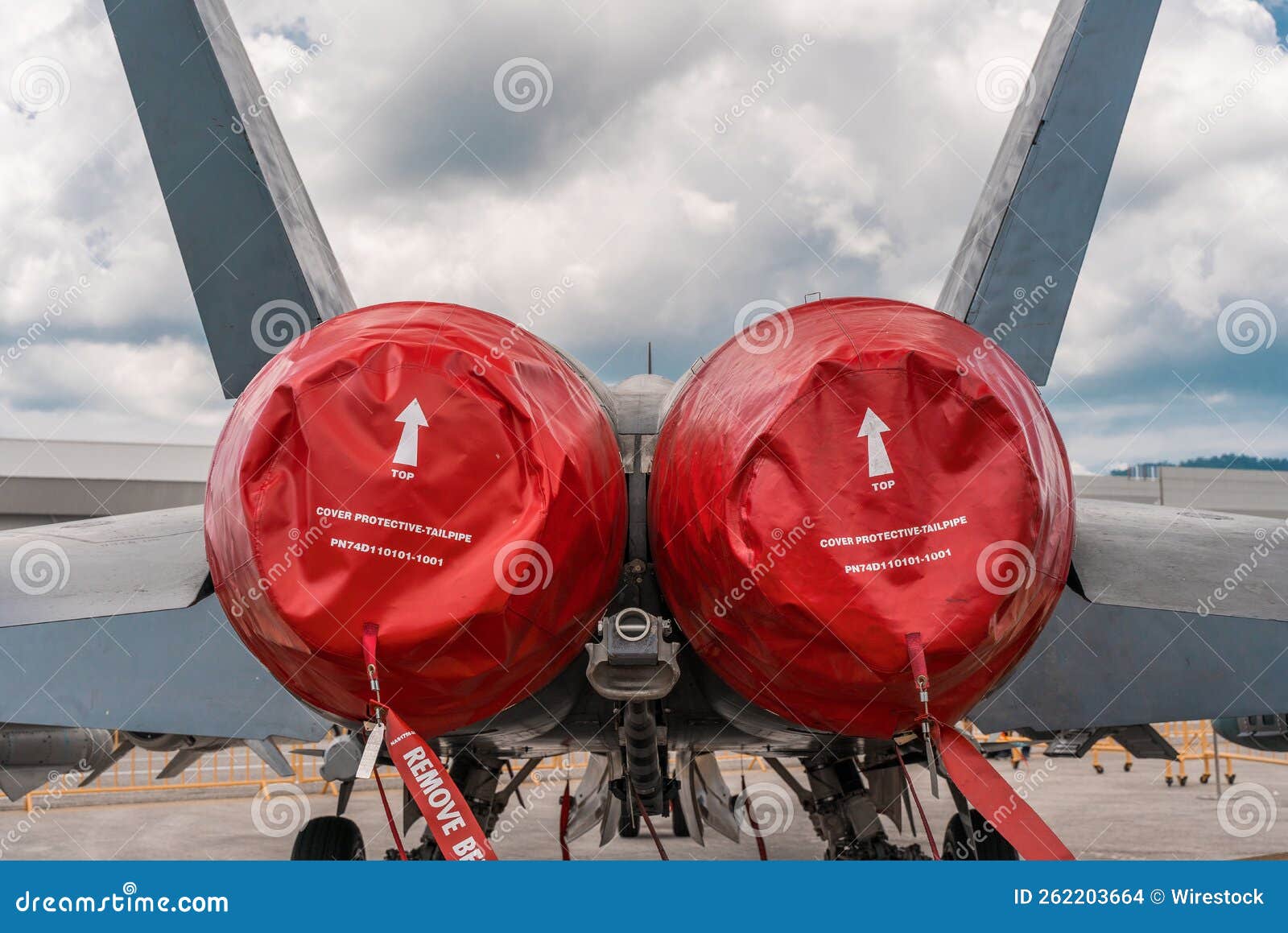 Military Jet Engine Covered Up Editorial Stock Image - Image of warface ...