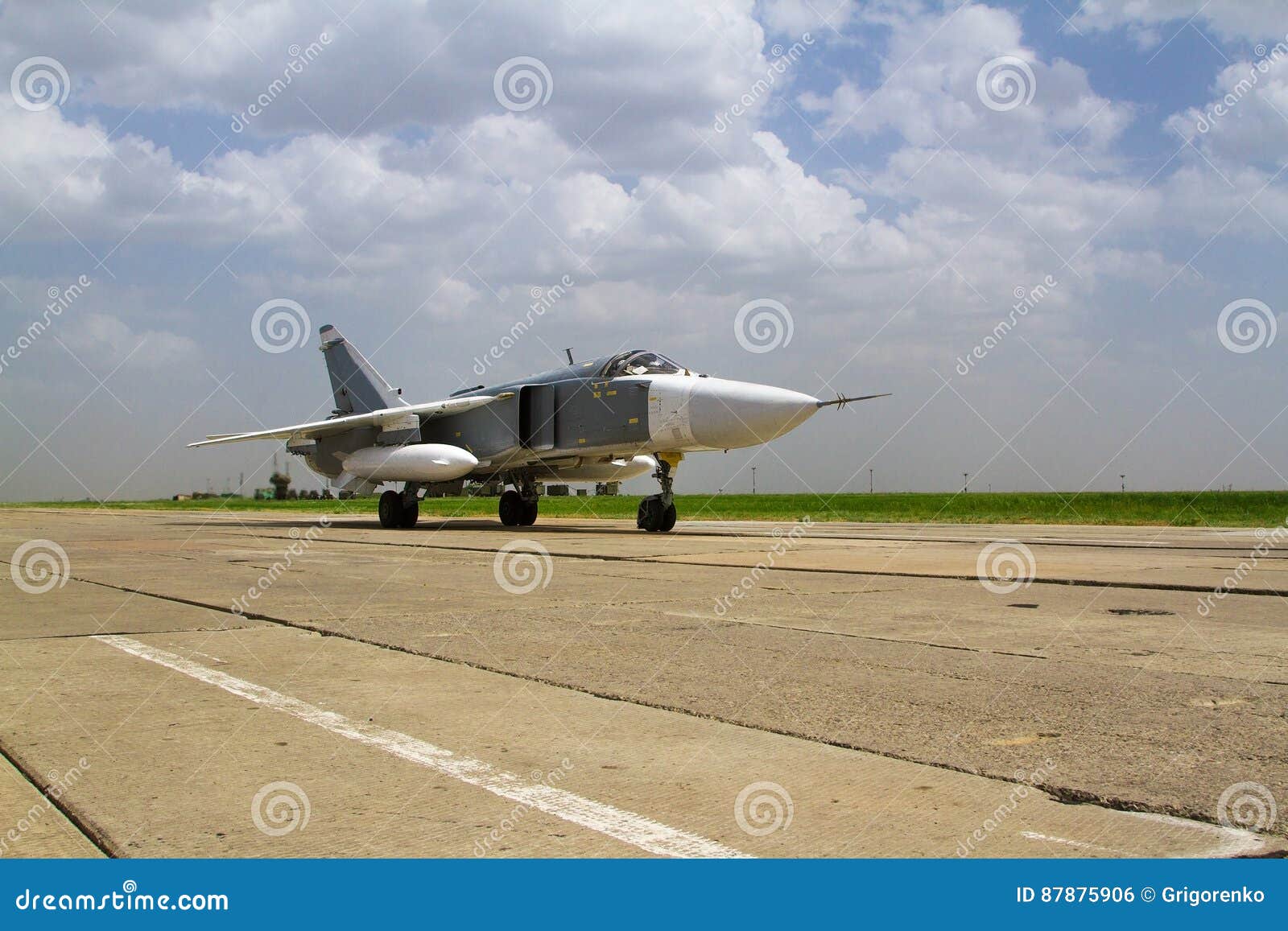 Military Jet Fighter Ready To Fly Stock Photo - Image of combat ...