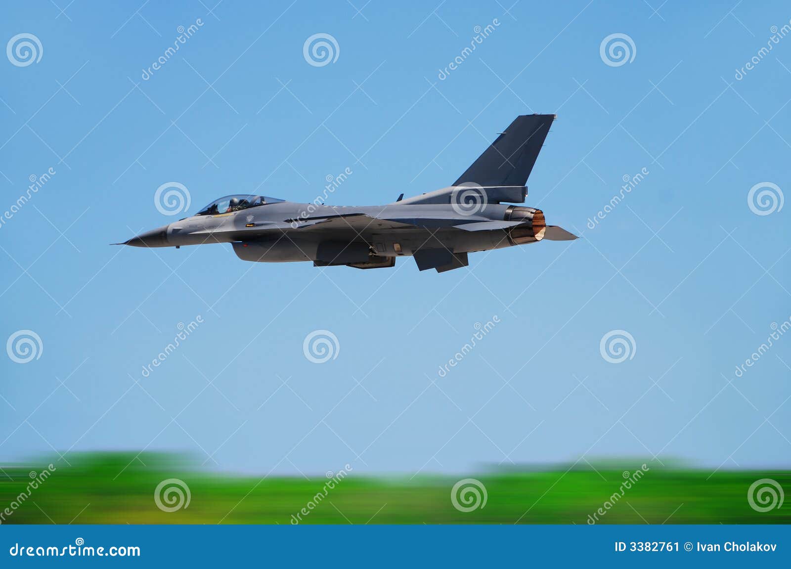 Military jet in flight stock image. Image of american - 3382761