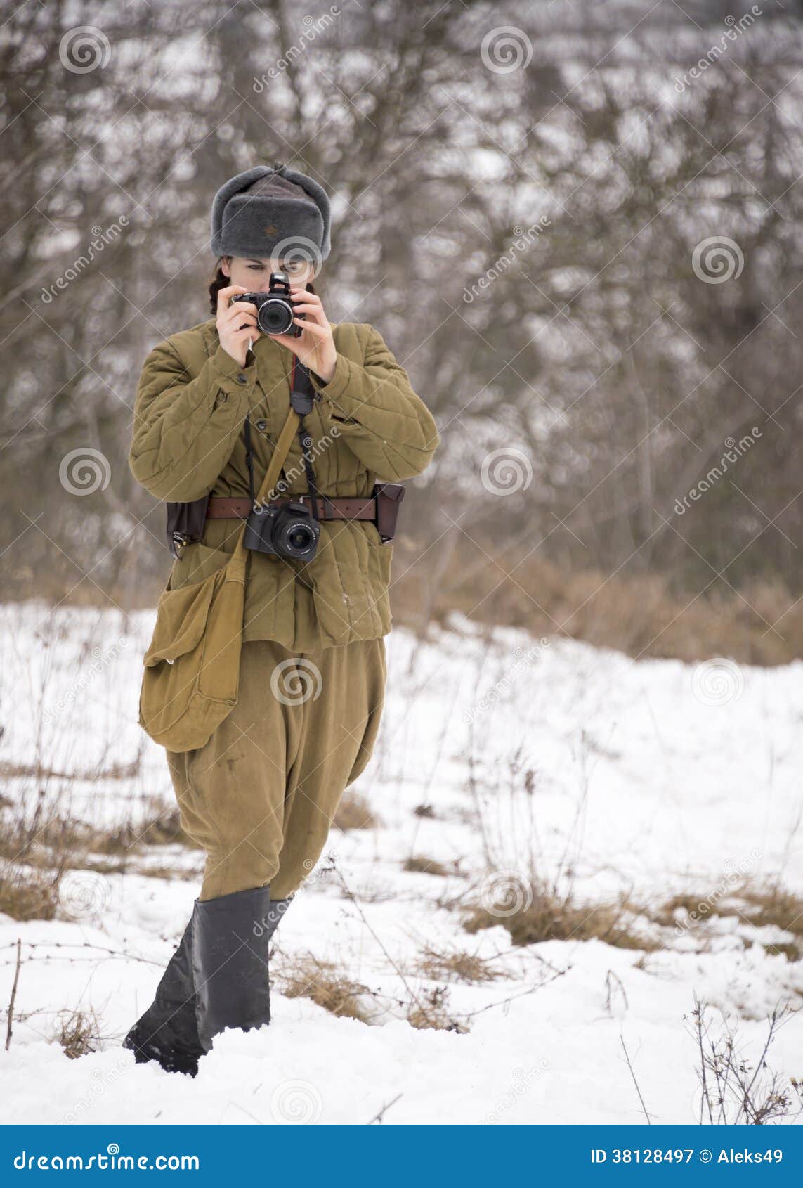 Military journalist editorial photography. Image of photographer - 38128497