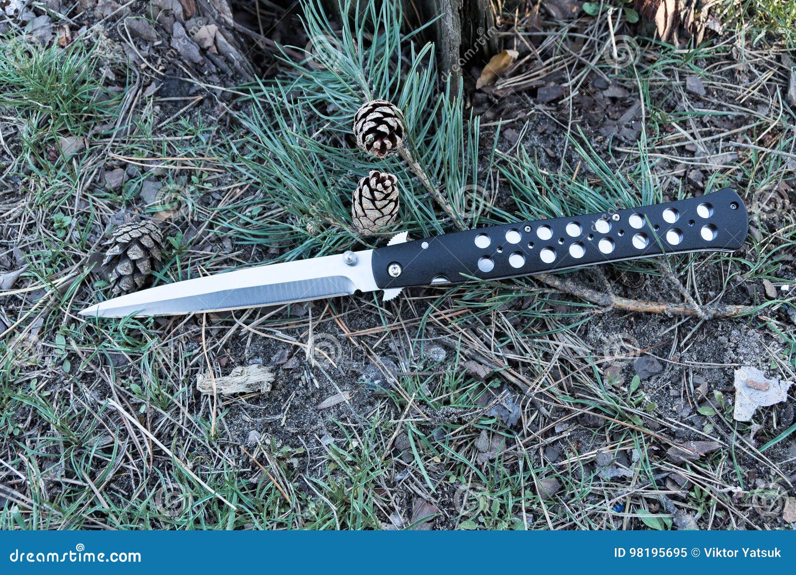 Military Knife with a Sharp Blade. Stock Image - Image of army, object ...