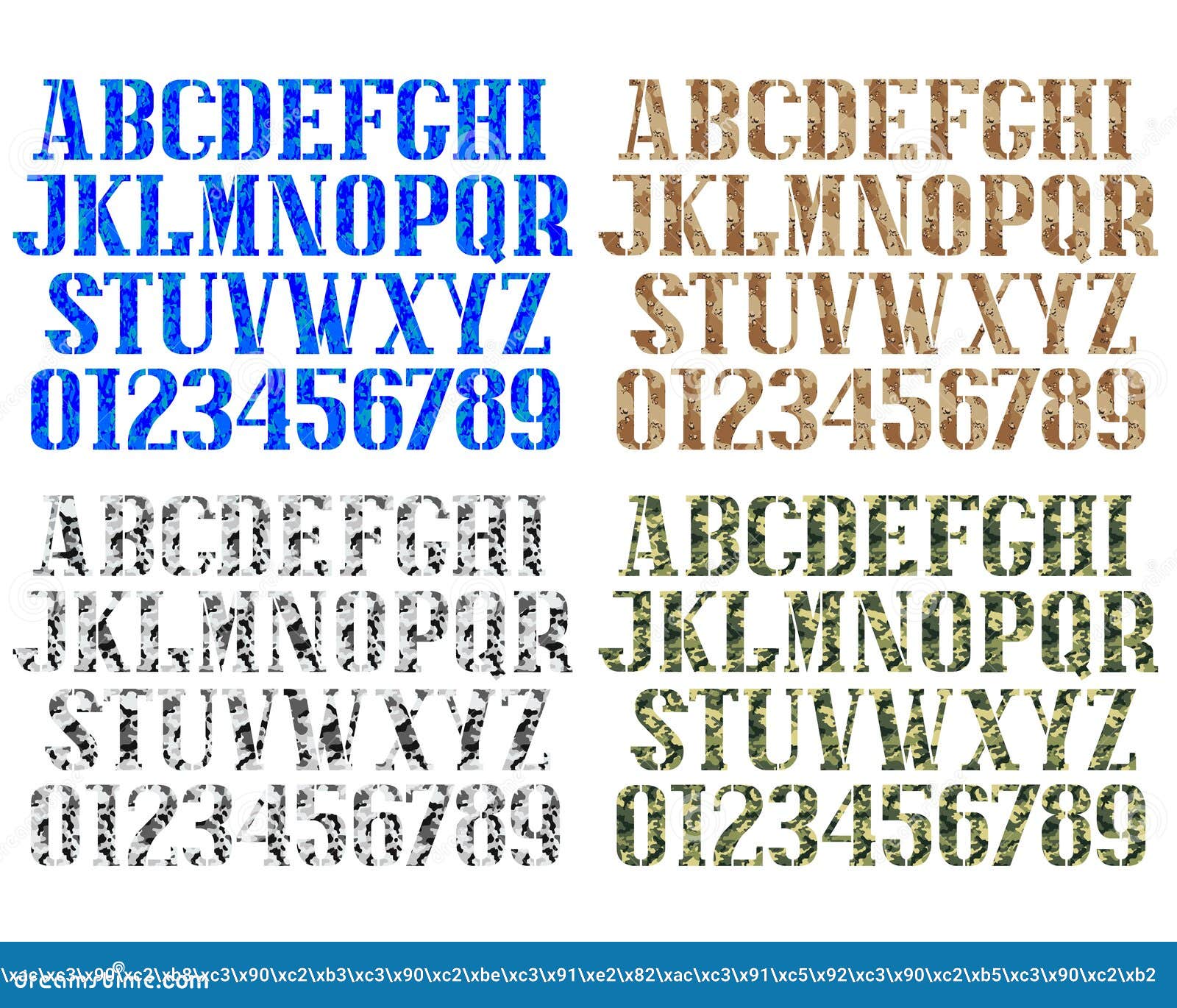 Military letters stock vector. Illustration of typeset - 184517266