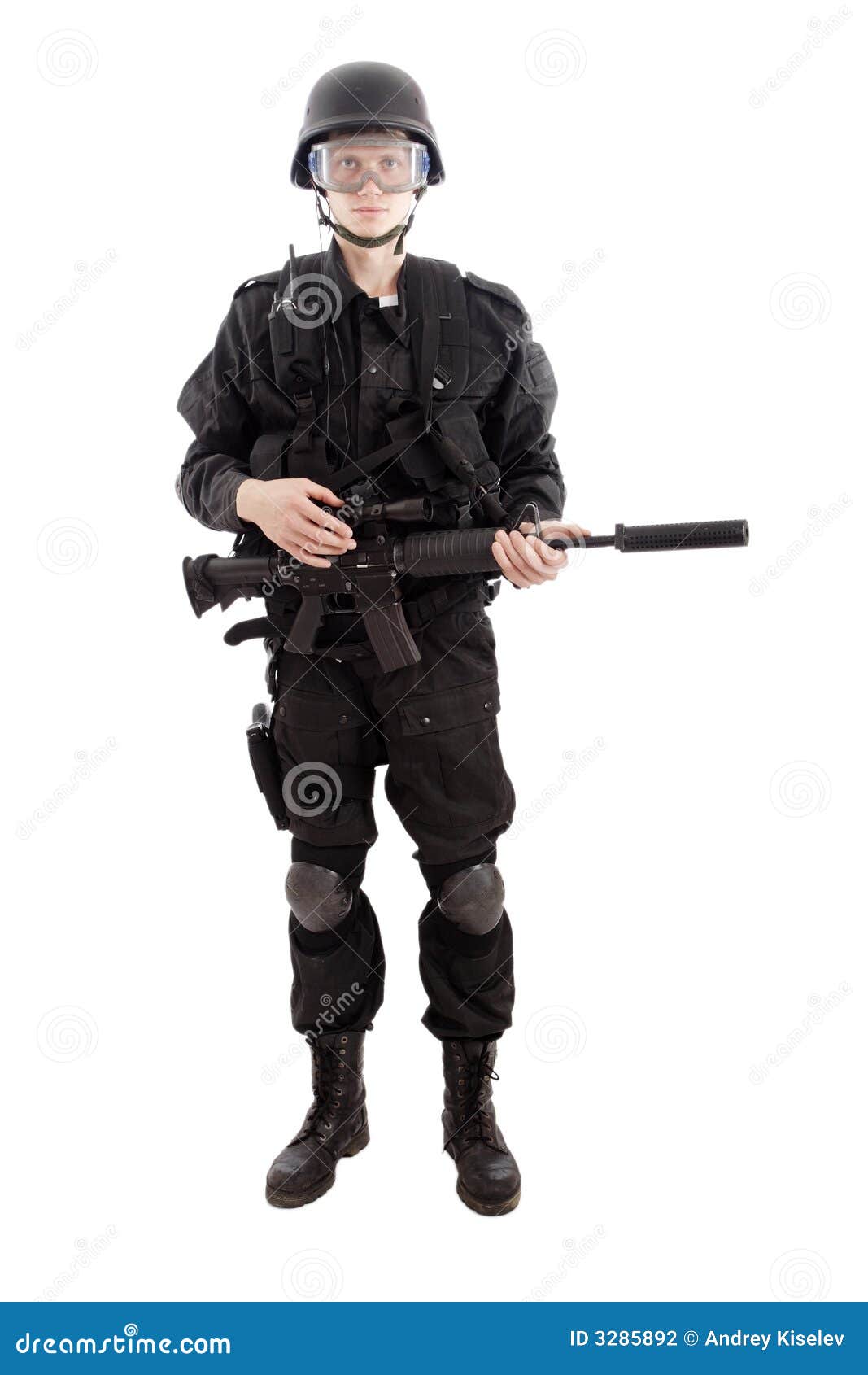 Military man stock photo. Image of military, defend, guns - 3285892