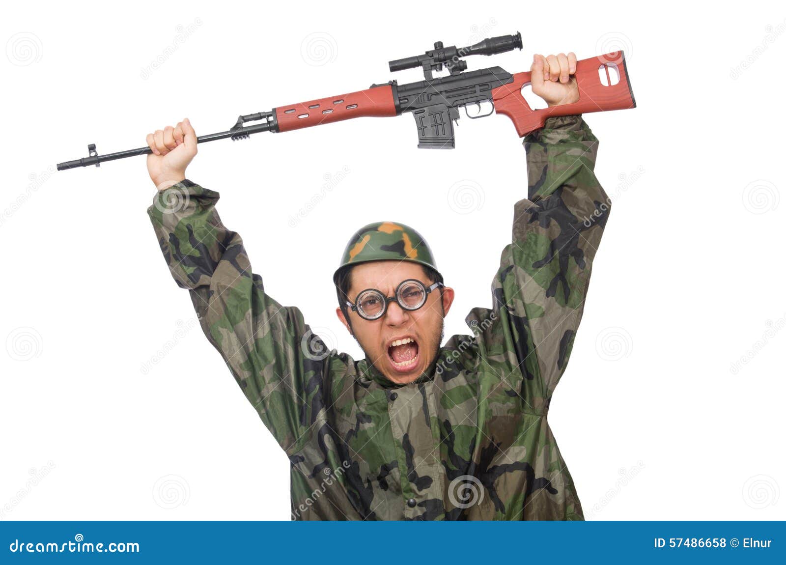 Army Man With Gun
