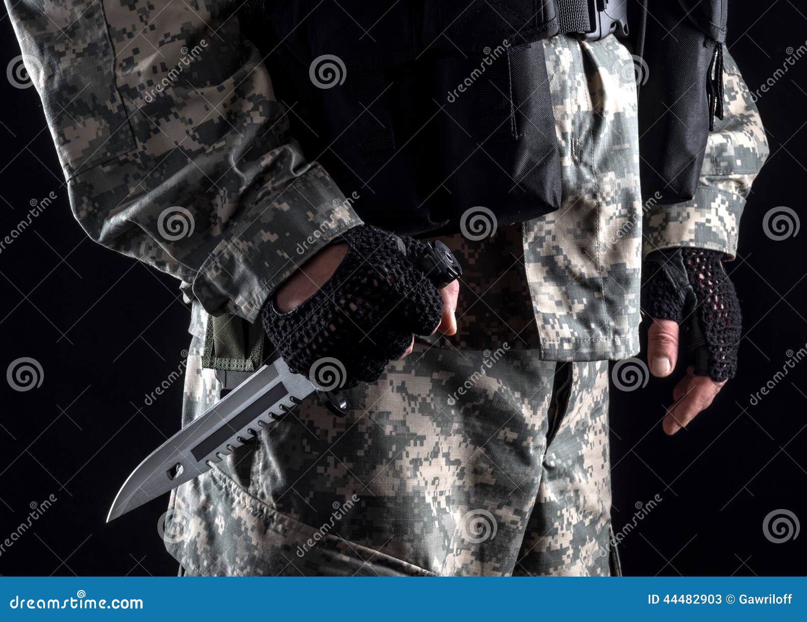 A Knife In The Hand Royalty-Free Stock Photography | CartoonDealer.com ...