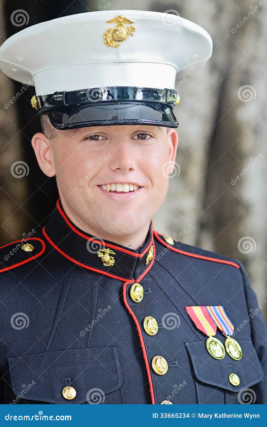 Military man stock photo. Image of uniform, blue, young - 33665234