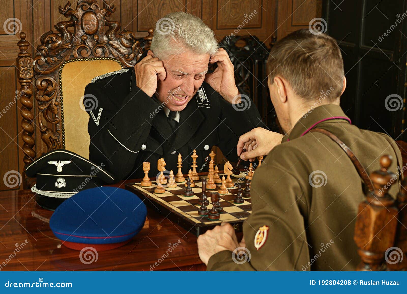 Military Table Still Life. Dry Army Rations And Kitchenware Soldier ...