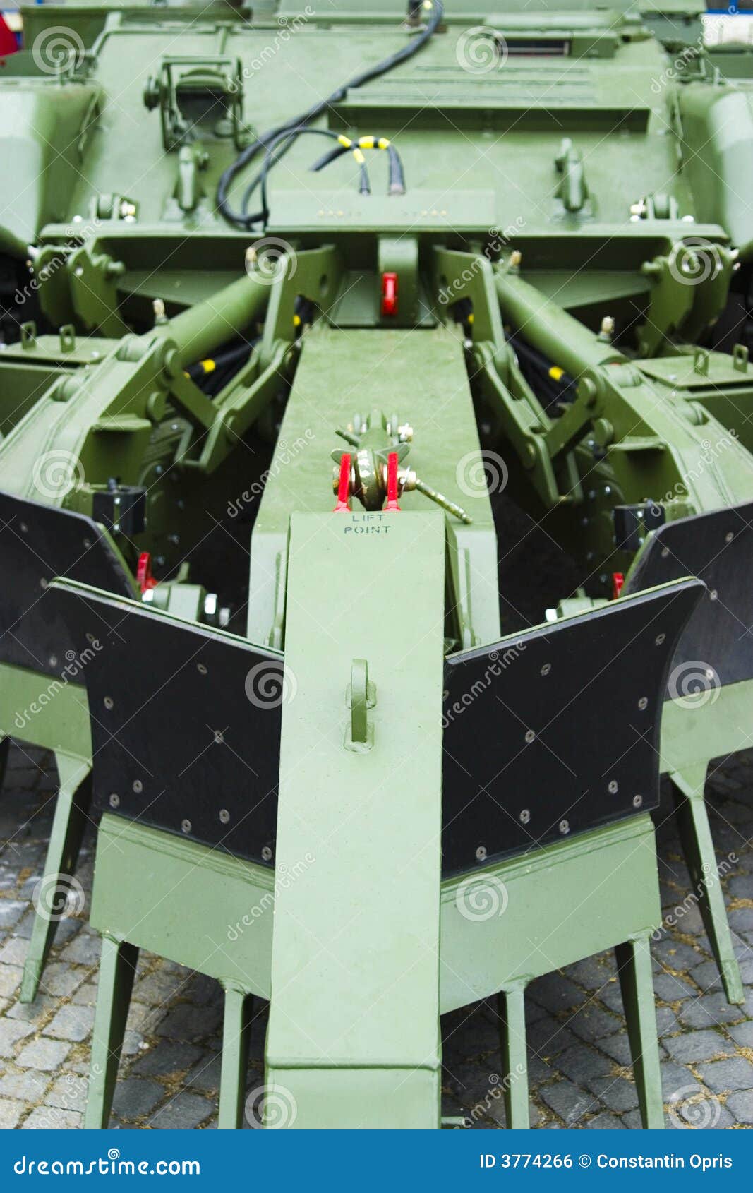 Military Mine Clearer Plough Stock Photo - Image of plough, armored ...