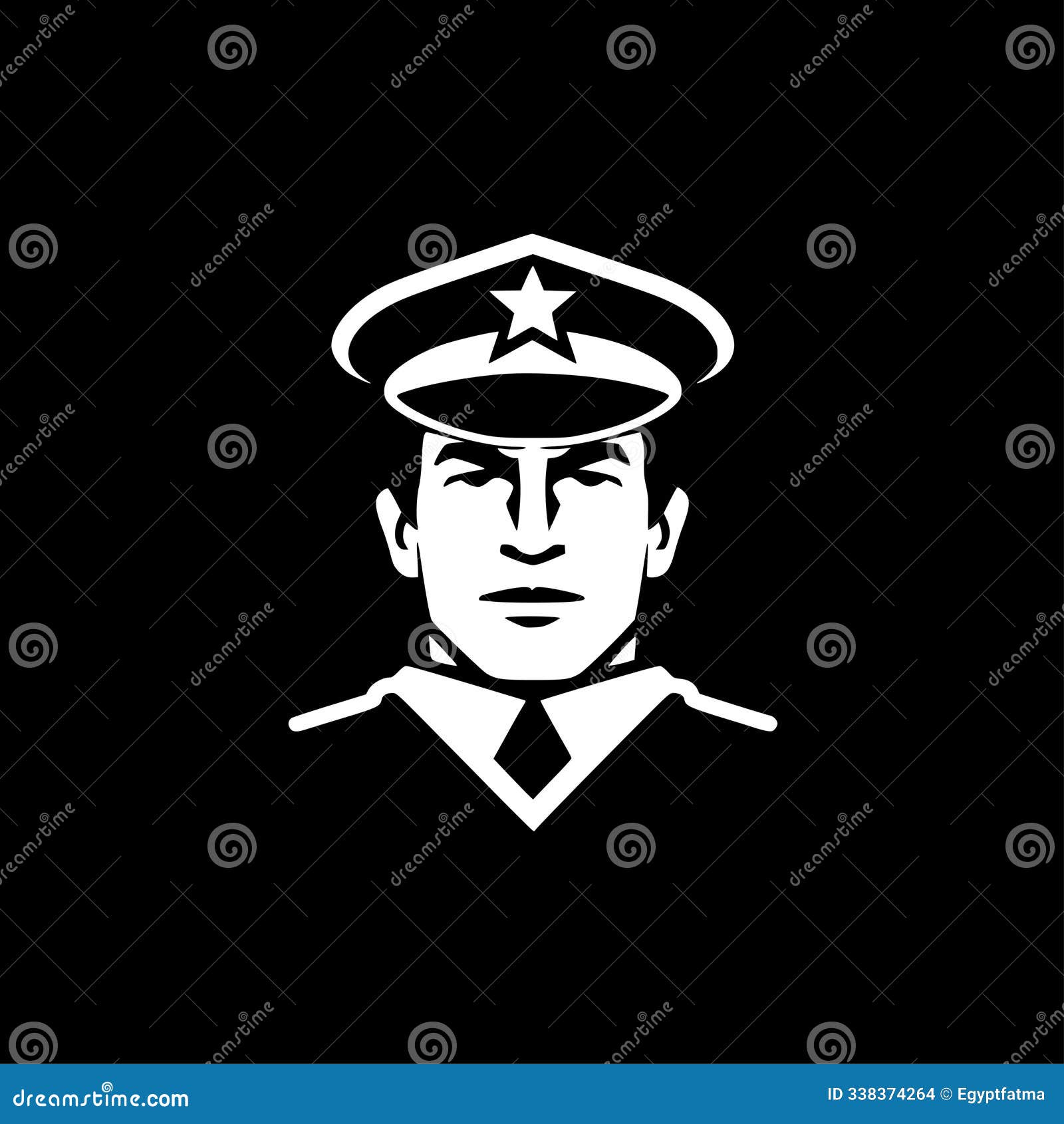 Military - Minimalist and Simple Silhouette - Vector Illustration Stock ...