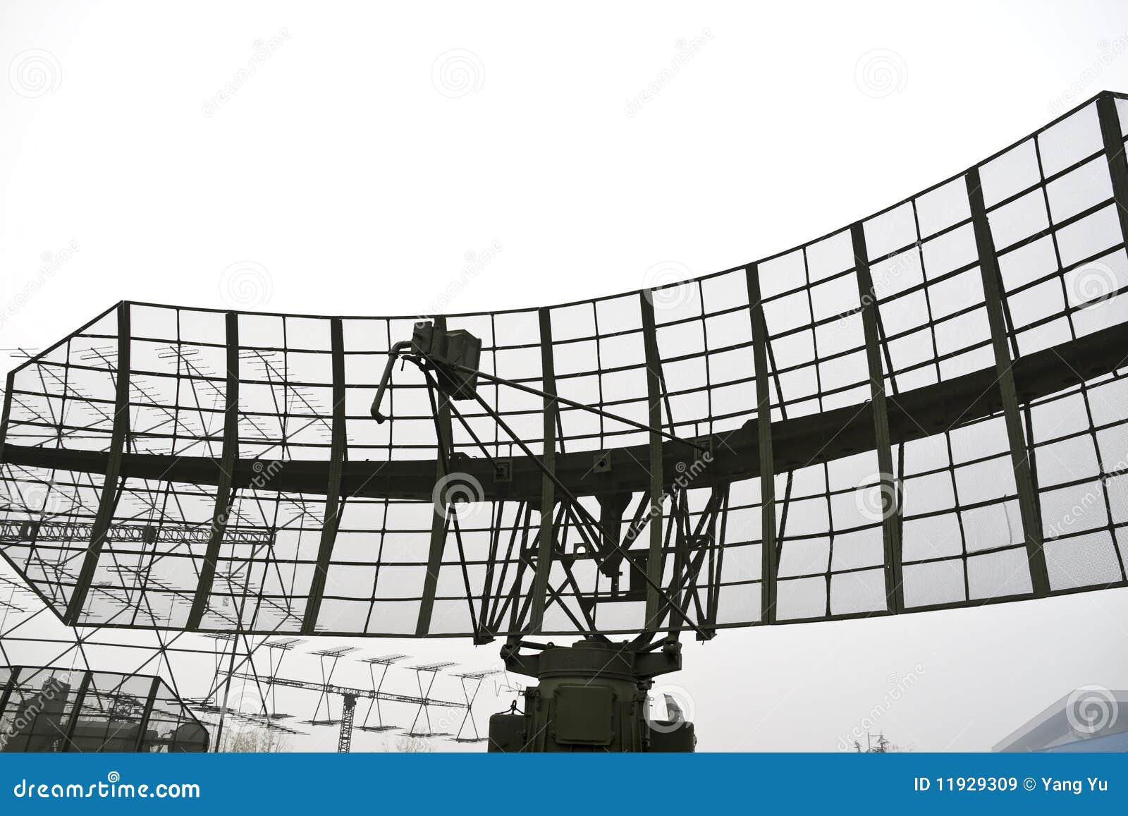 Military Mobile Radar Station Stock Image - Image of army, scan: 11929309