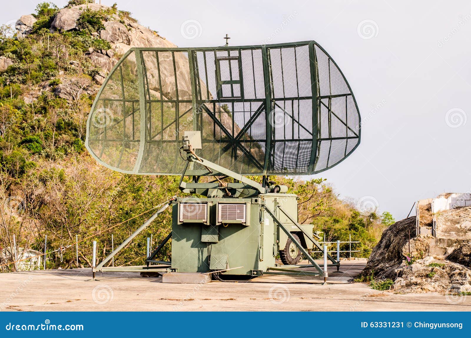 Military Mobile Radar Station Stock Image - Image of military, army ...