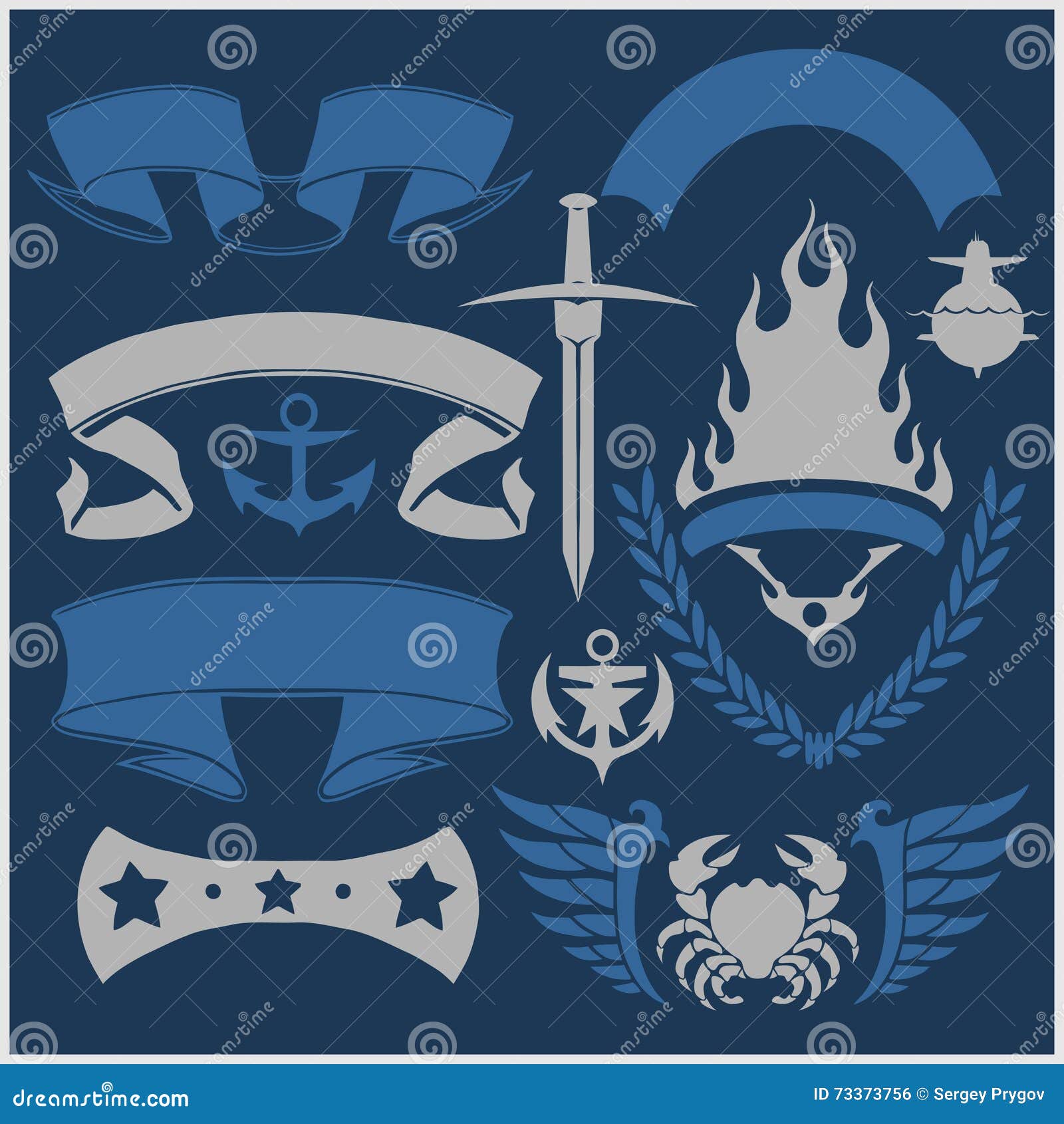 Military Naval Officer In Full Dress. Flat Vector Cartoon Illustration ...