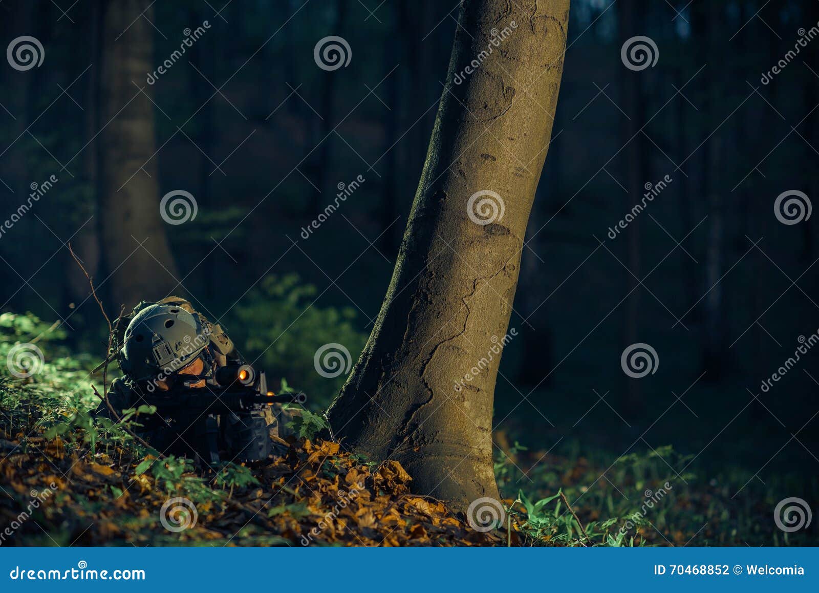 Military Night Time Operation Stock Photo - Image of rifle, contraband ...