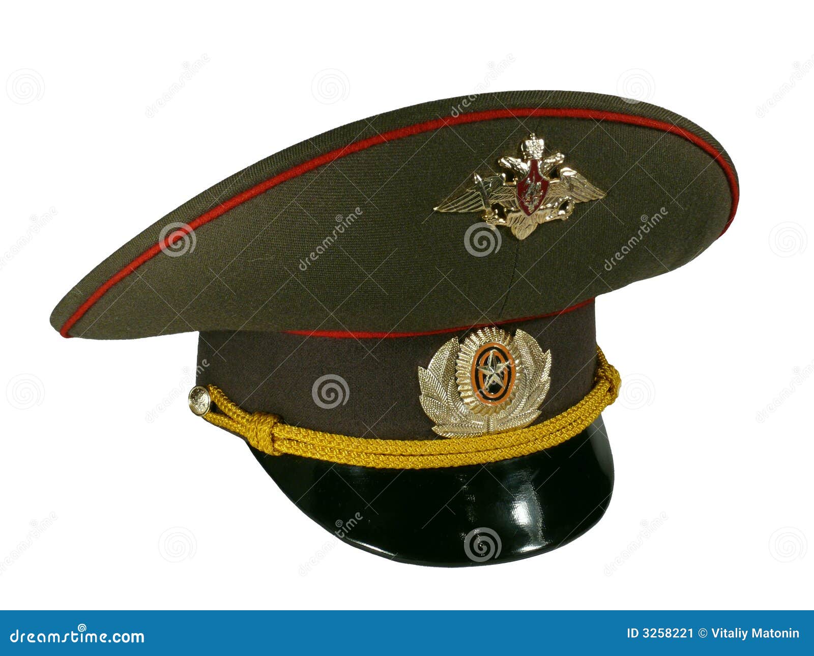Military officer cap stock image. Image of force, military - 3258221