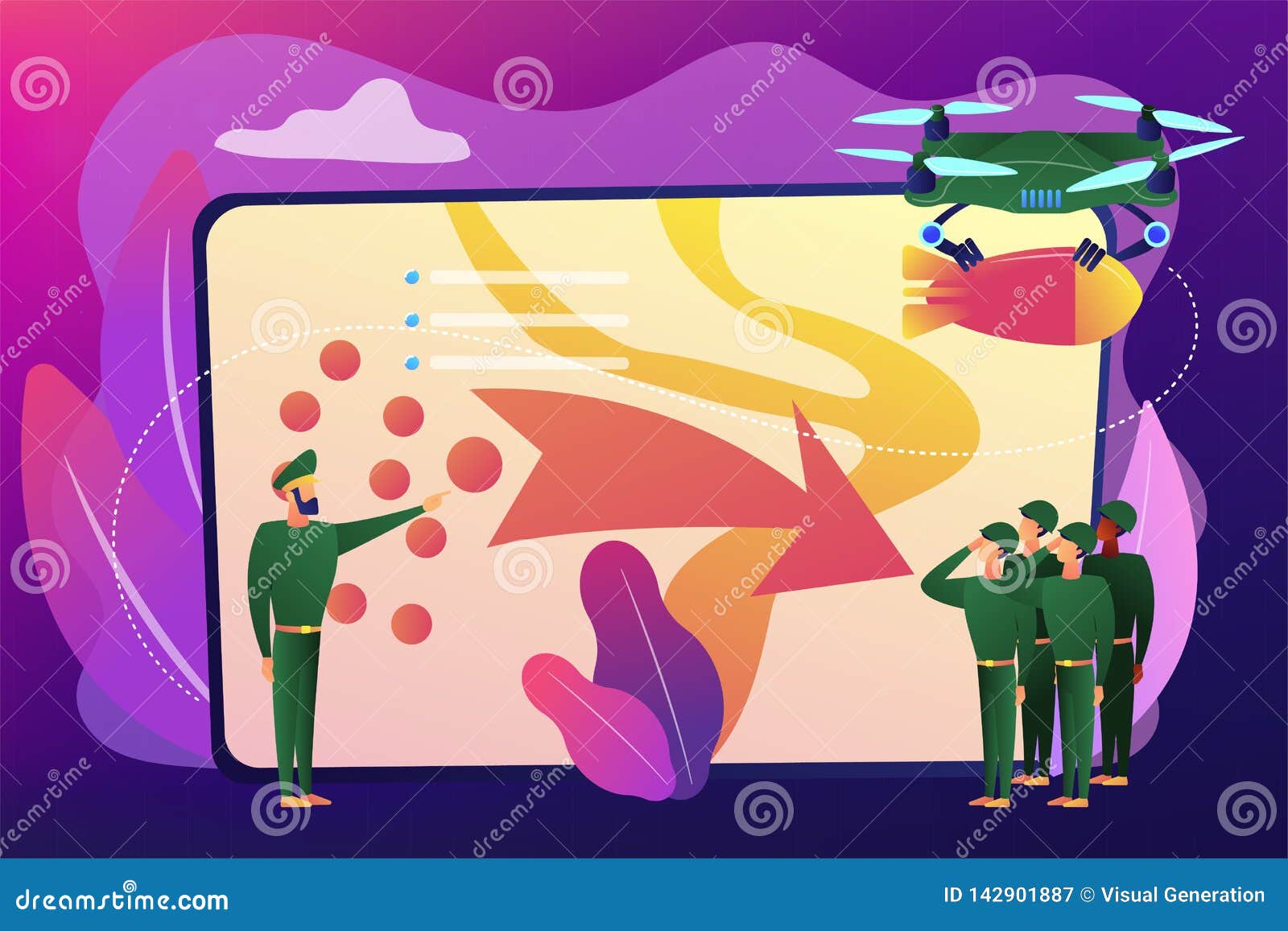 Military Operation Cartoon Vector | CartoonDealer.com #46613357