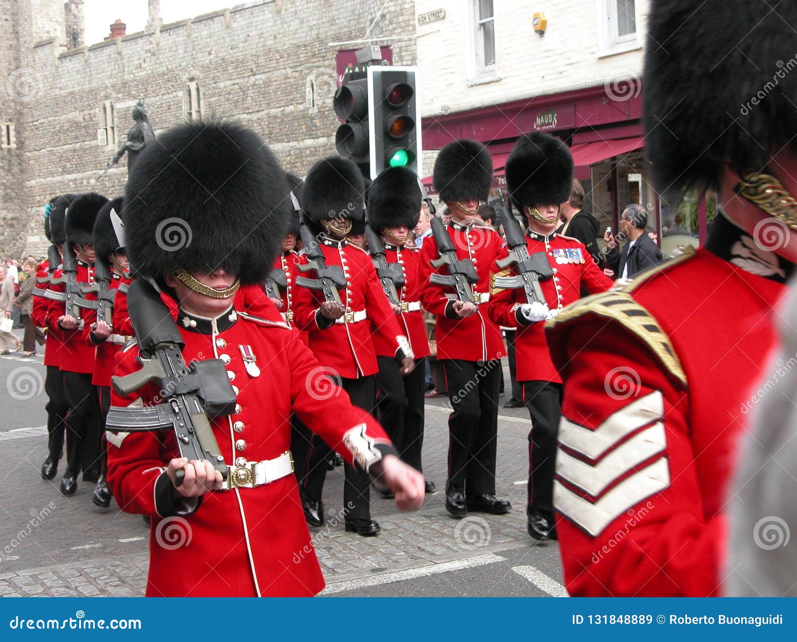 Military Parade in Honor of the Queen in Windsor Editorial Stock Image ...
