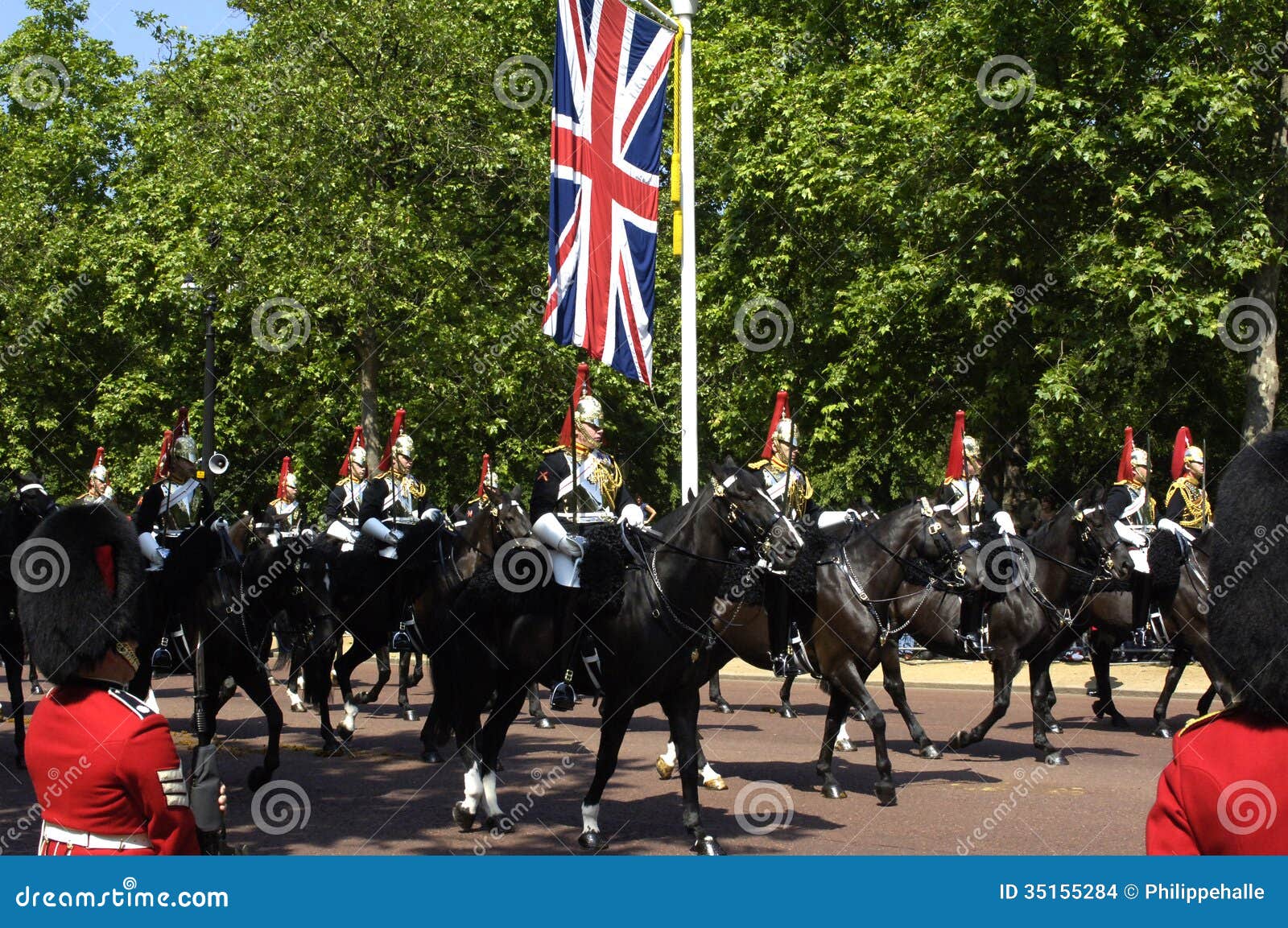 Military parade in London editorial stock image. Image of horse - 35155284