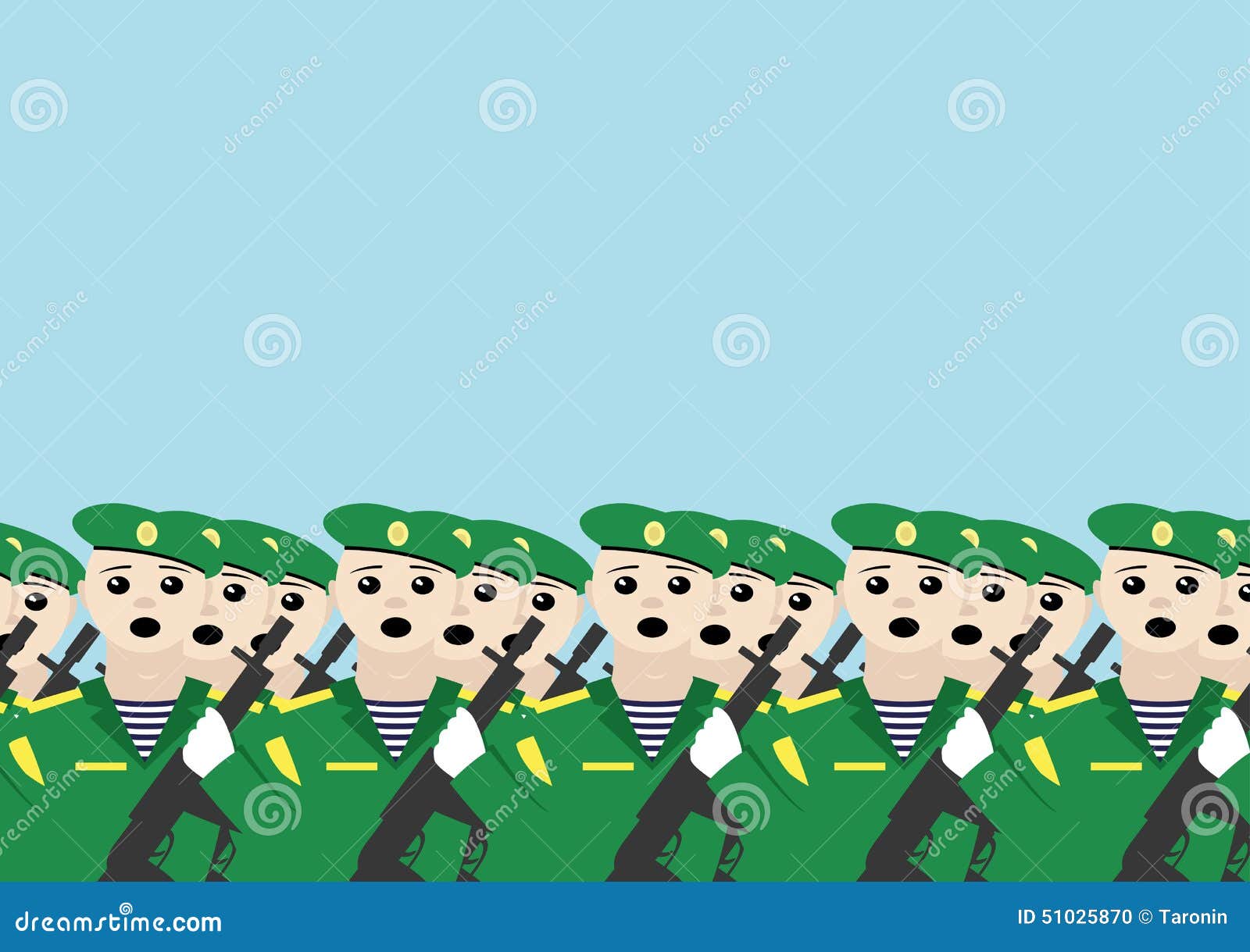 Military parade. stock vector. Illustration of celebration - 51025870