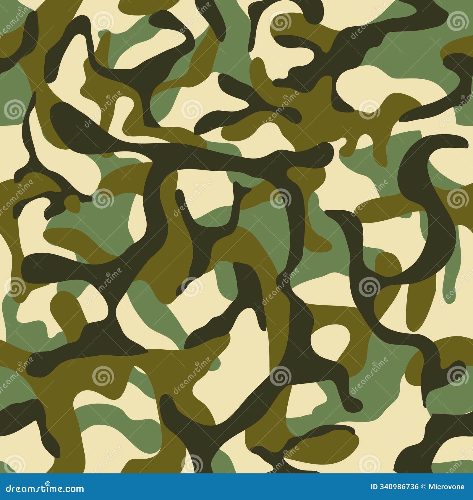 Military Pattern. Camouflage Color Texture Stock Illustration ...