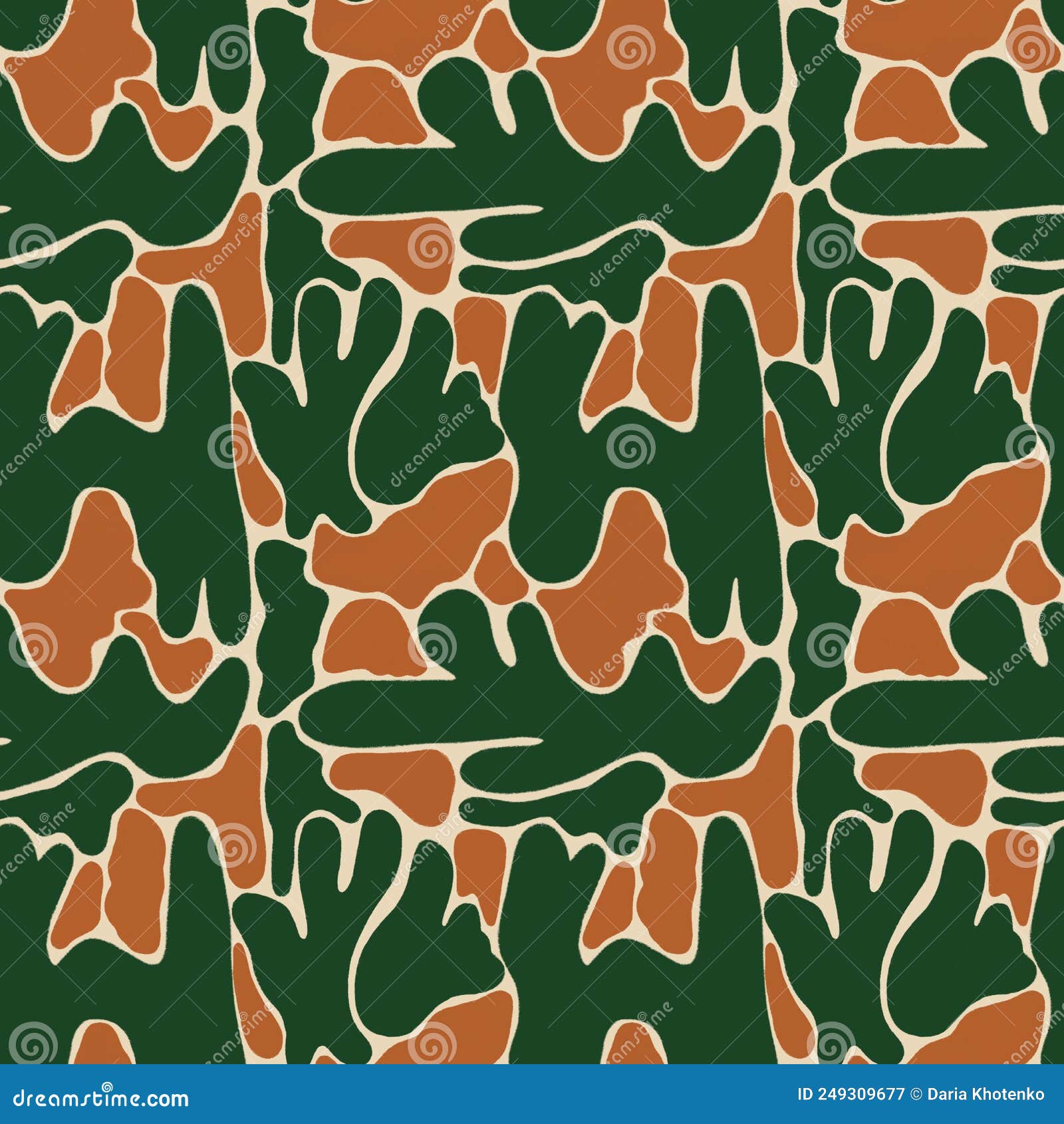 Military Pattern. Pattern in Retro Style Stock Illustration ...