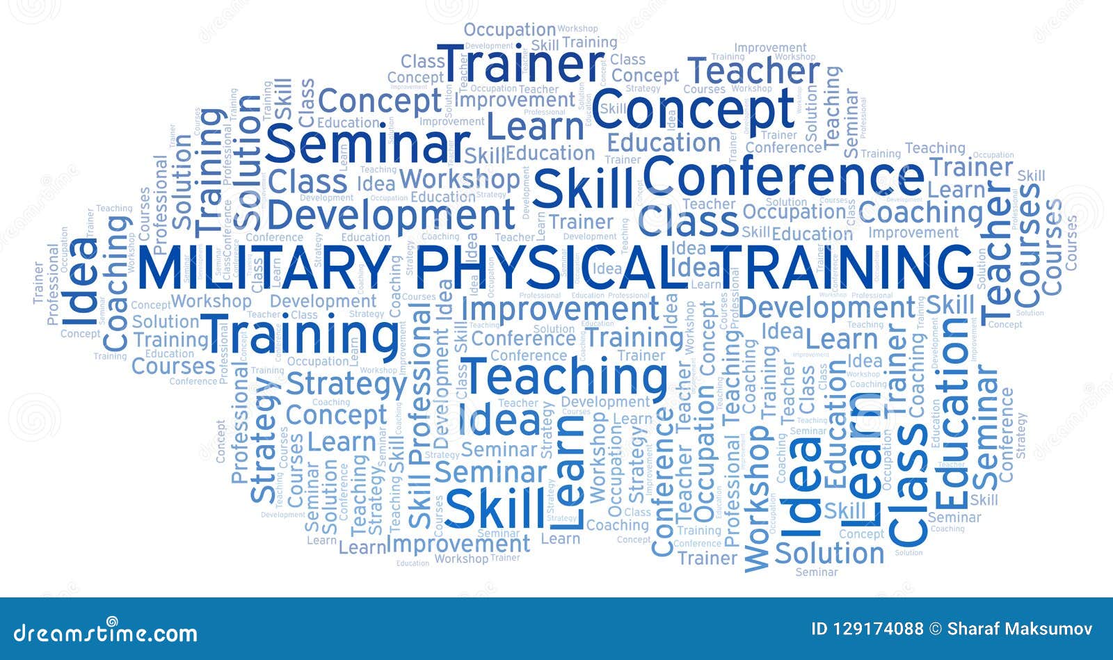 Military Physical Training Concept Vector Illustration In Flat Style ...