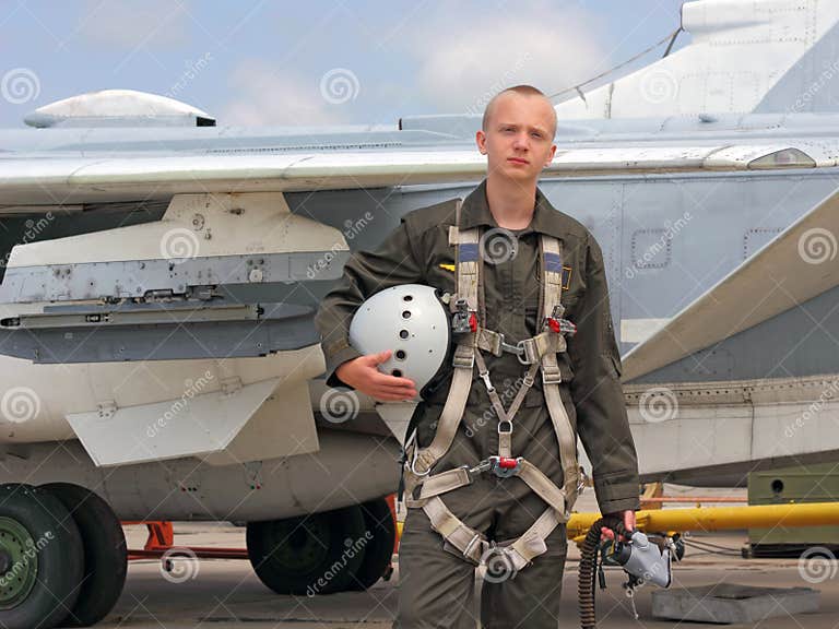Military pilot stock photo. Image of army, male, muscle - 27329472