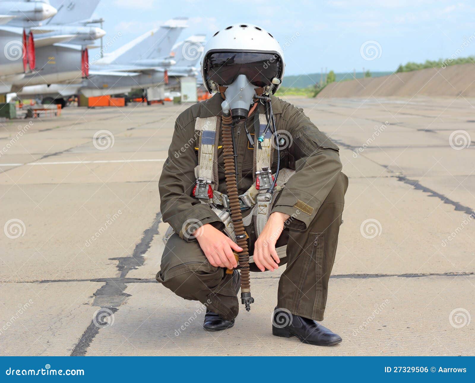Military Pilot Royalty Free Stock Image - Image: 27329506