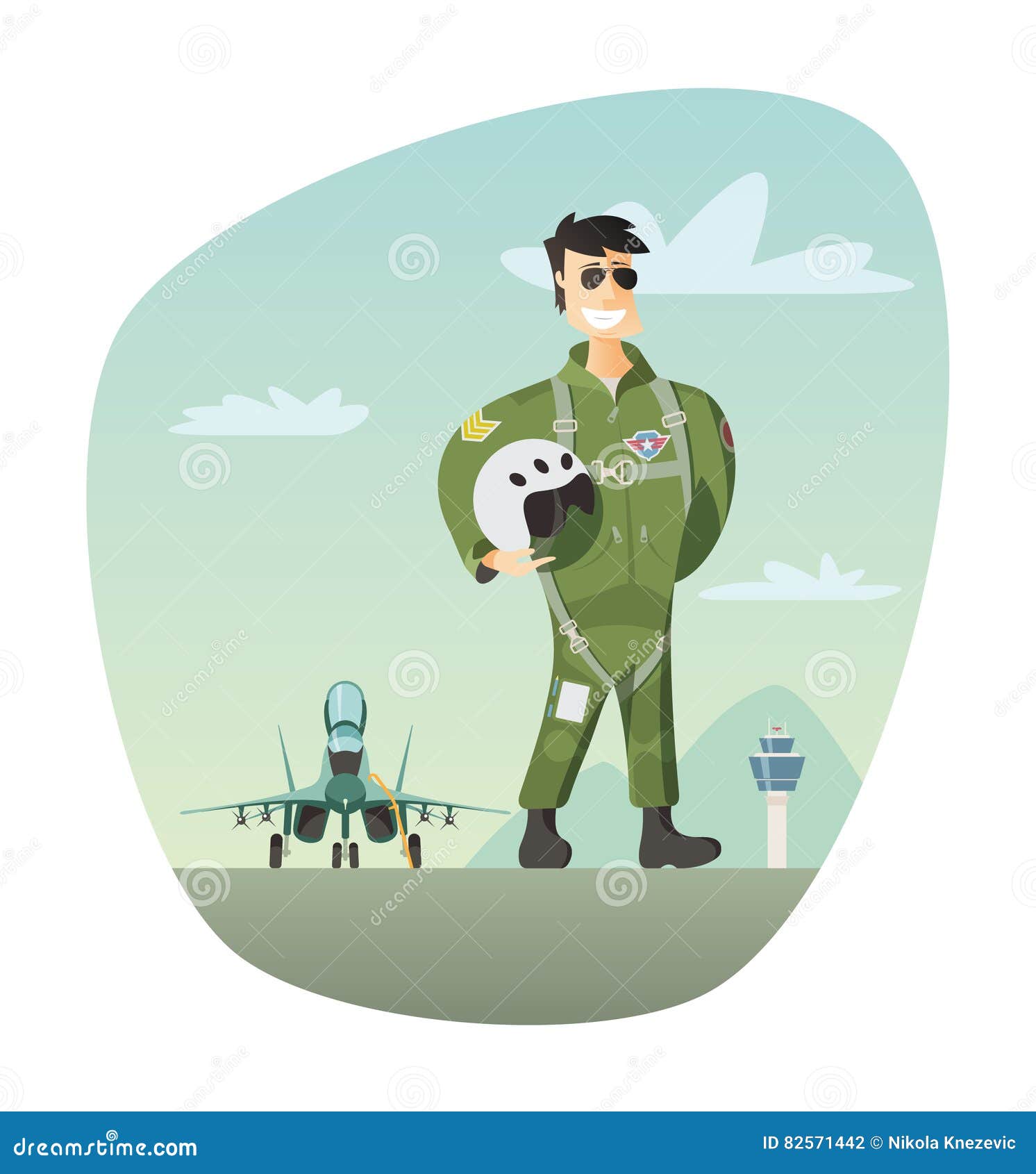 Military Pilot Clipart