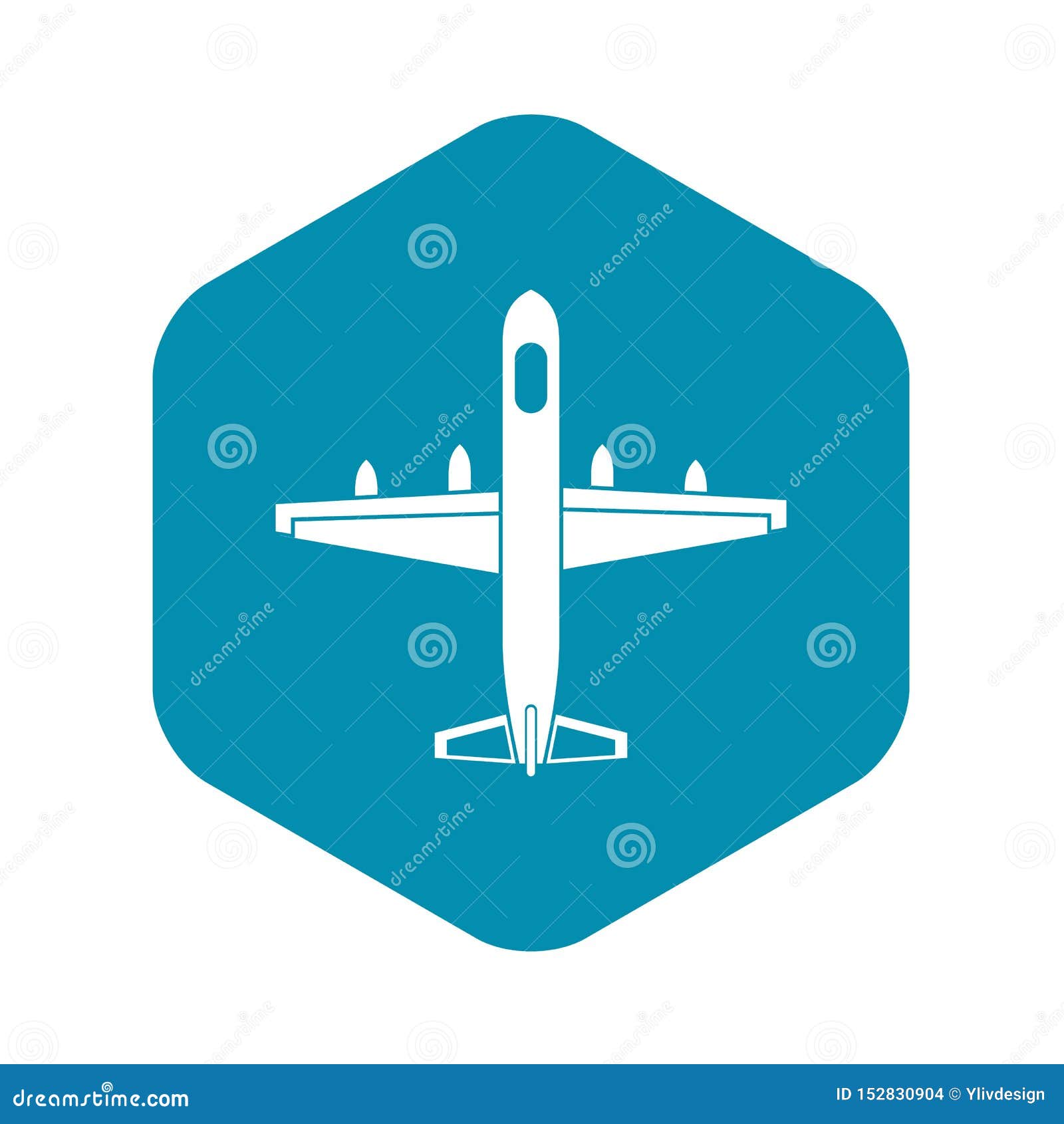 Military Plane Icon, Simple Style Stock Vector - Illustration of ...