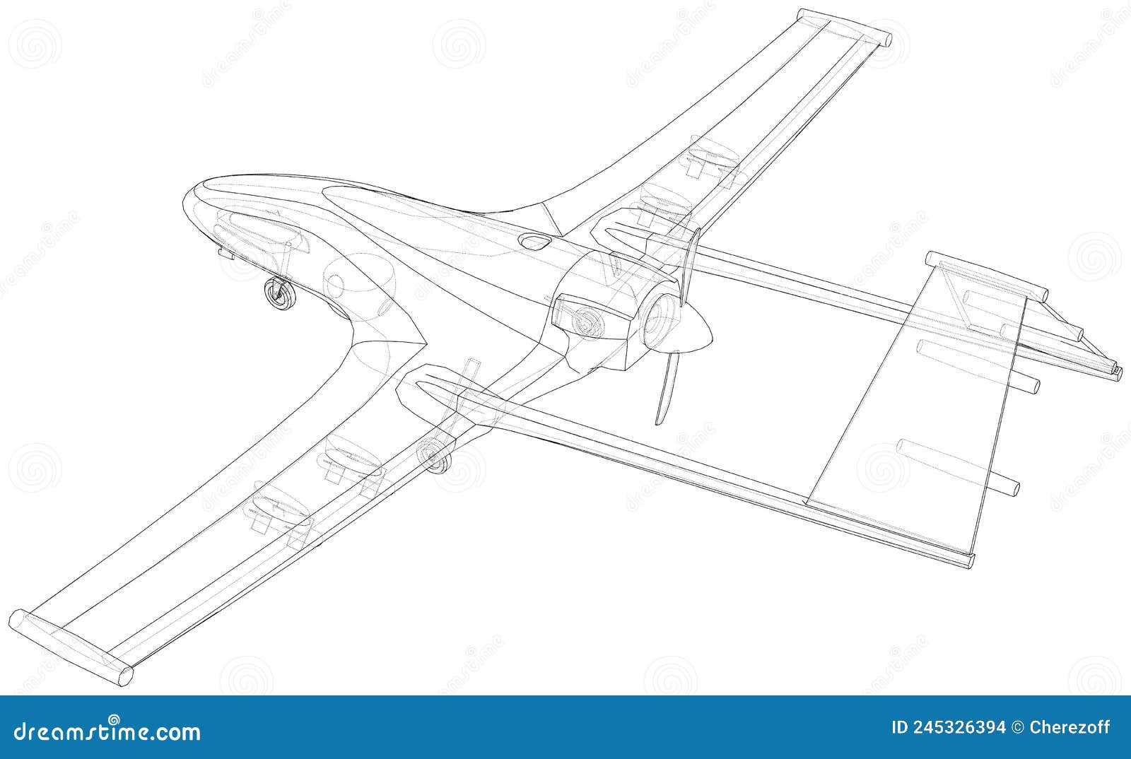 Military Predator Drone. Vector Stock Vector - Illustration of combat ...