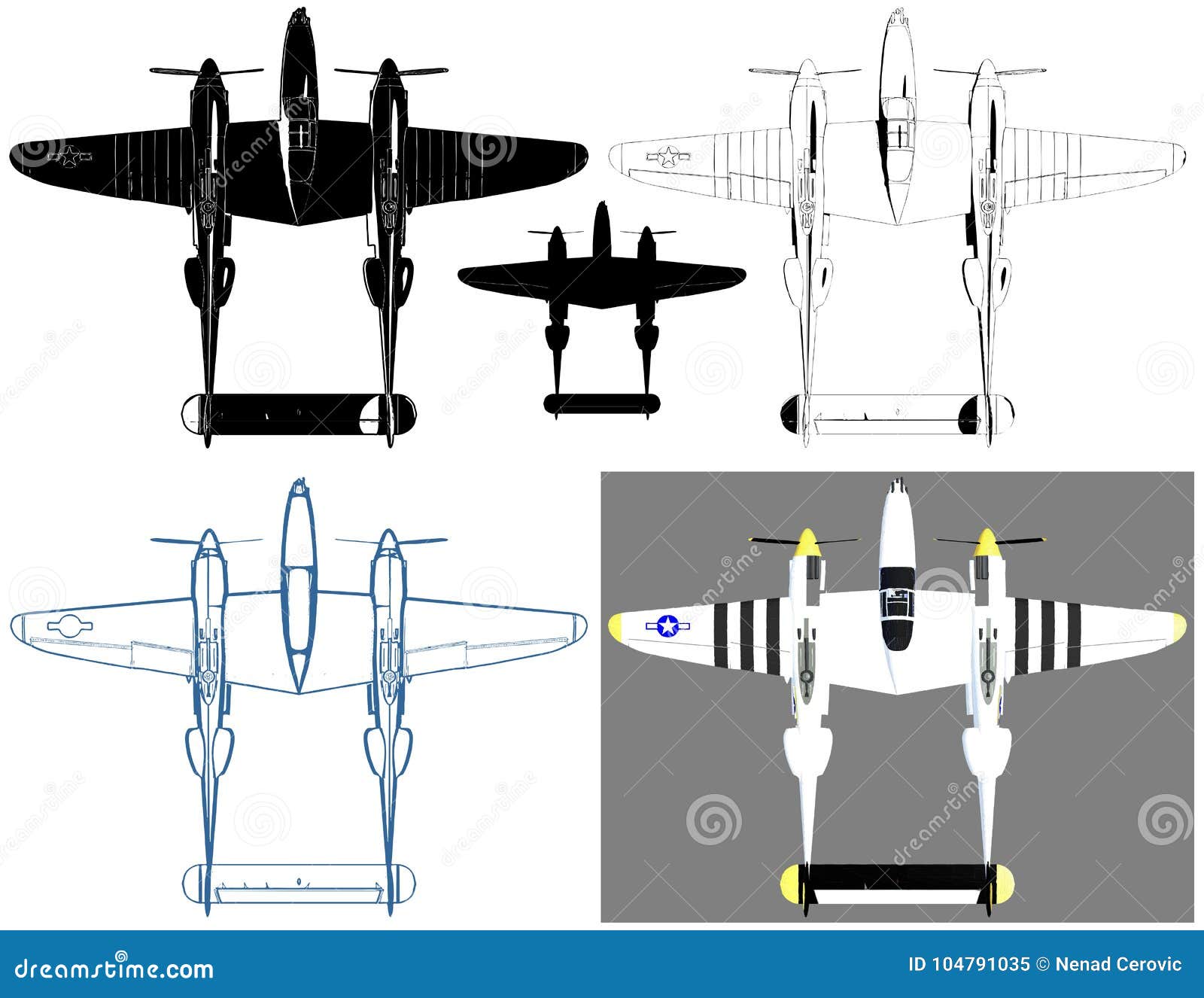 Military Propeller Airplanes Illustration Vector Stock Vector ... Military Propeller Airplanes Illustration Vector Stock Vector ...